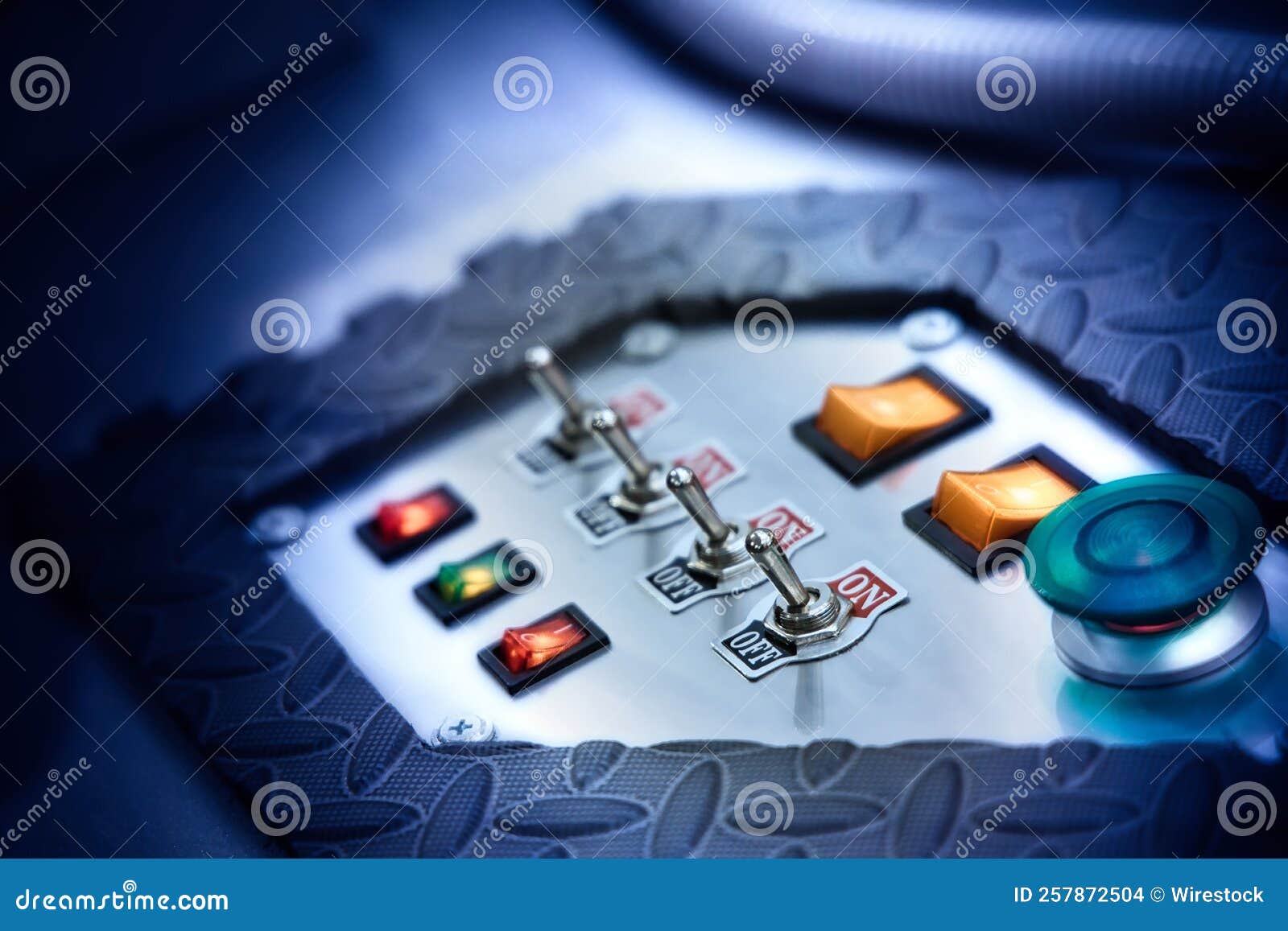 Closeup of a Space Shuttle for Kids Control Panel Stock Photo - Image ...