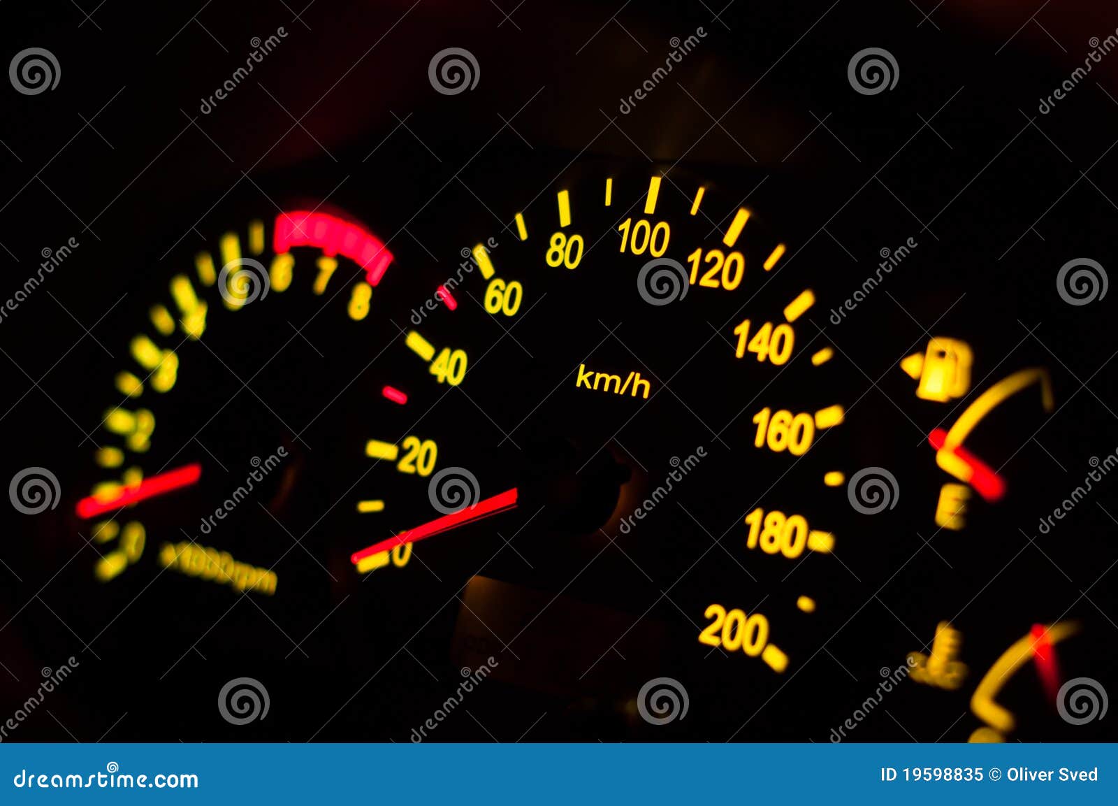 Closeup of a speed meter stock image. Image of acceleration - 19598835