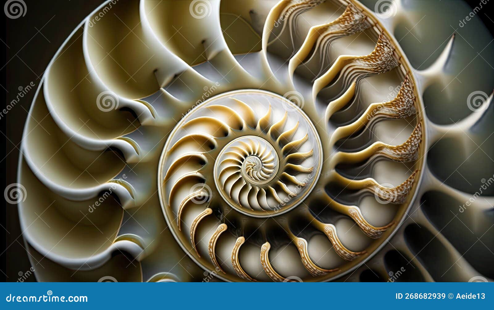 Closeup Of Spiral Shell Details Snail Swirl Science And Biology Beautiful Hermit Crab Shell