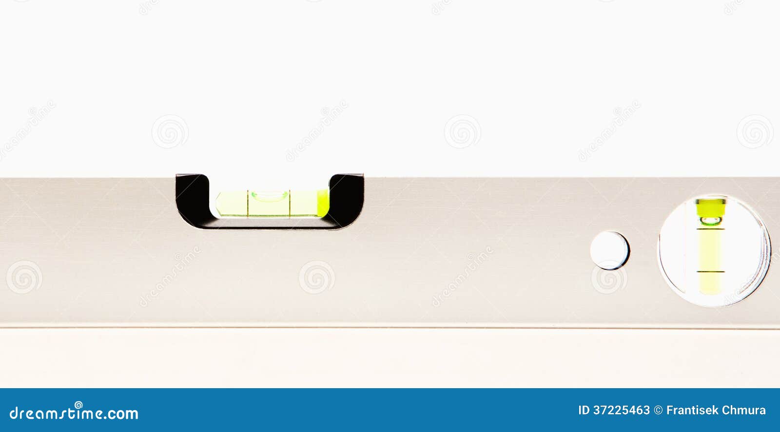 Closeup of a Spirit Level Instrument Stock Image - Image of precision ...