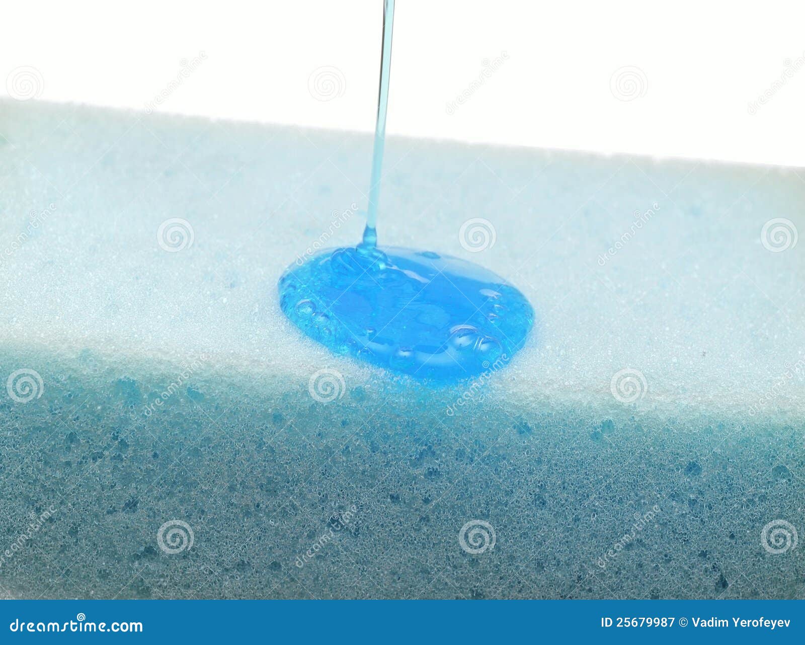 Closeup Sponge and Soap Gel Stock Image - Image of aroma, lifestyle ...