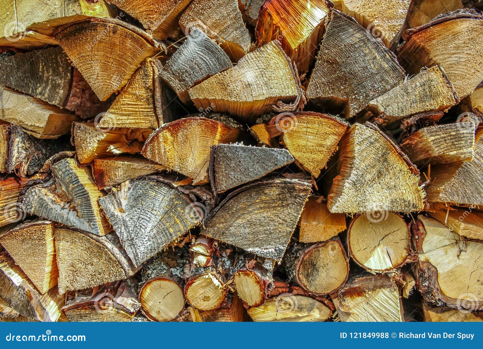 Stack of chopped firewood stock photo. Image of collect - 121849988