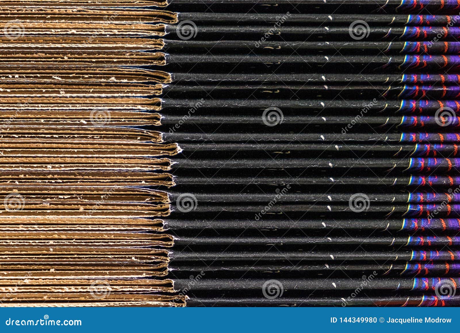 Closeup of a Stack of Colorful Cardboard Boxes Stock Photo - Image of ...