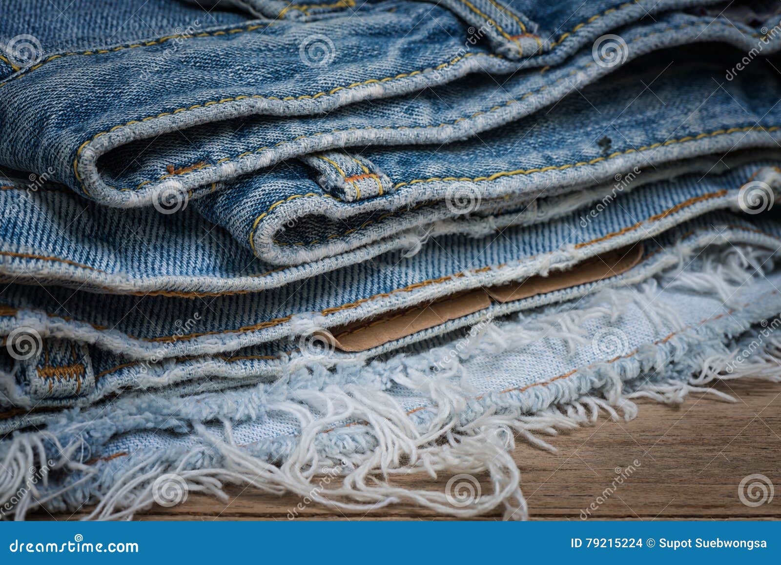 Closeup stack of old jean stock photo. Image of jean - 79215224