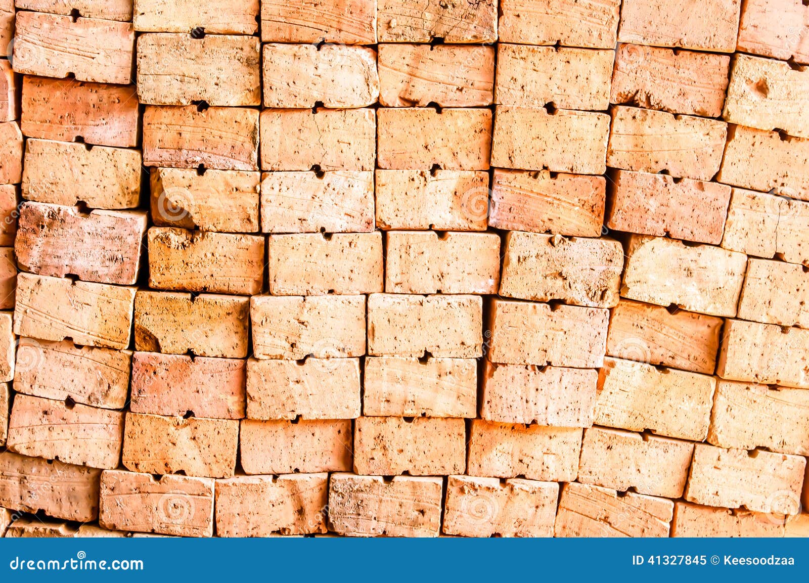Closeup of Stack of Red Bricks Stock Image - Image of bricks ...