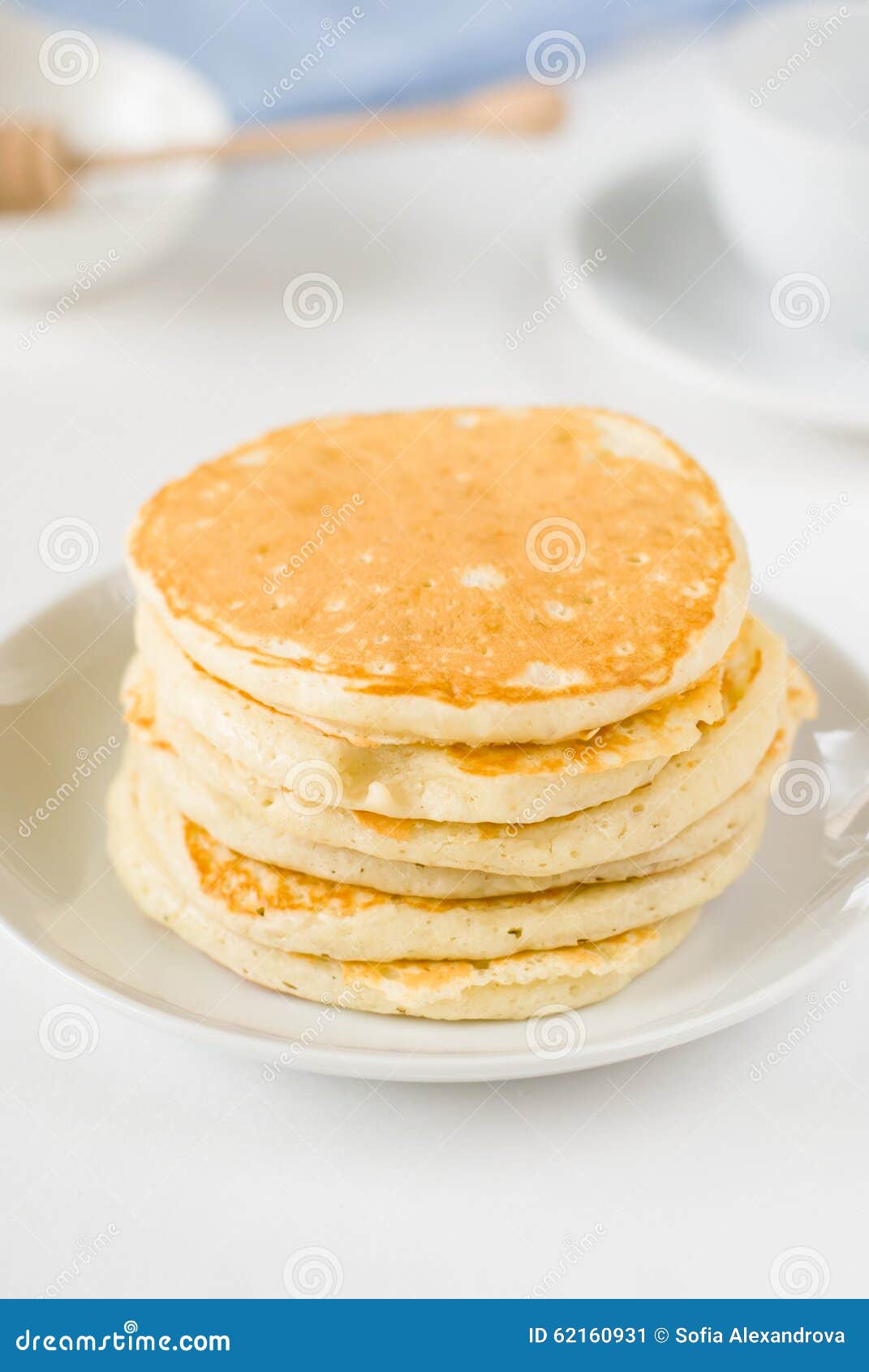 Closeup of a Stack of Small Pancakes Stock Image - Image of brunch ...