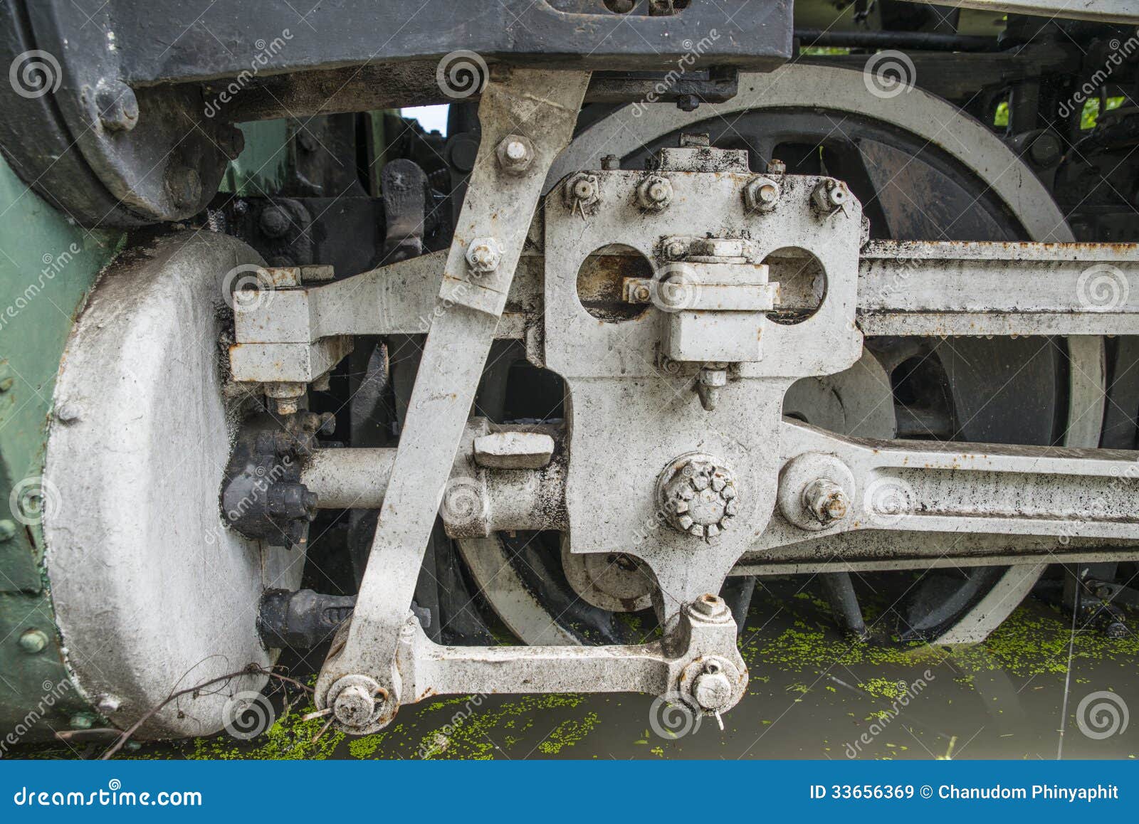 Closeup of Steam Train Wheels Stock Image - Image of locomotive ...