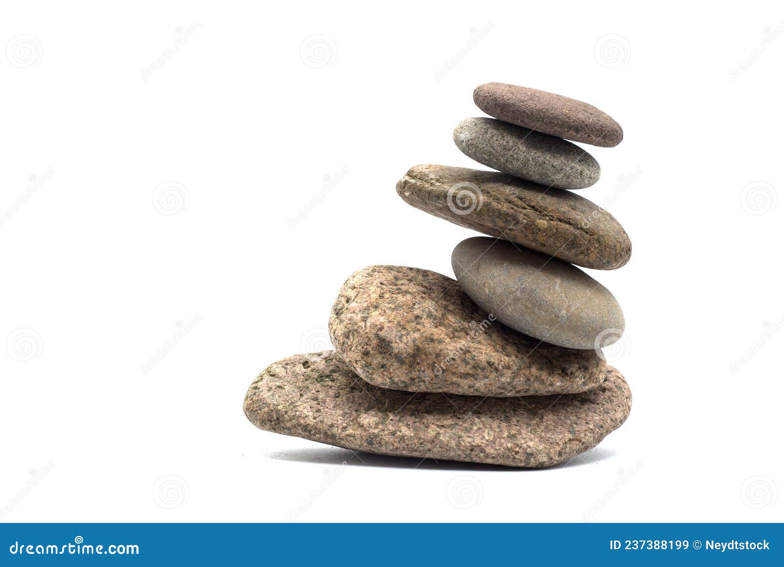Stone Balance on White Background Stock Image - Image of concept ...