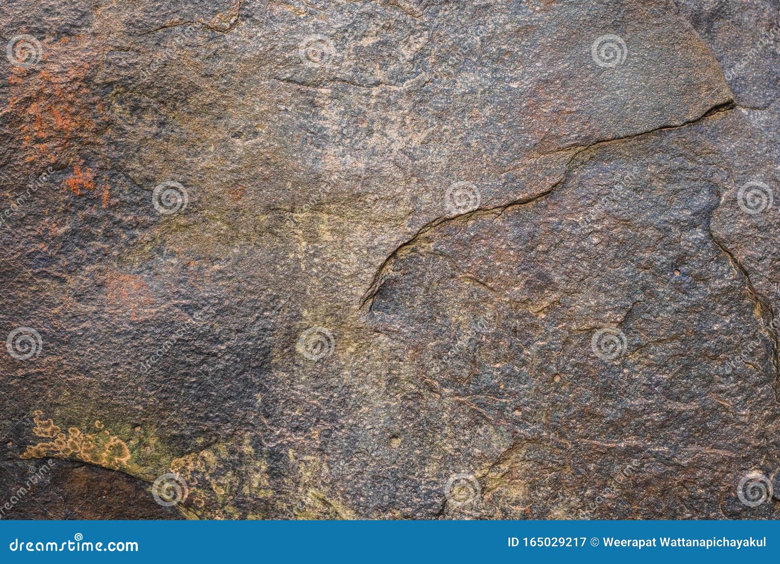 Closeup Stone in the Forest, Stone Texture Stock Image - Image of ...