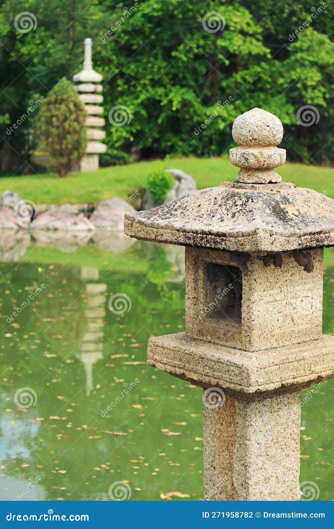 Toro Japanese Traditional Lighting Equipments Around Takachiho Shrine ...