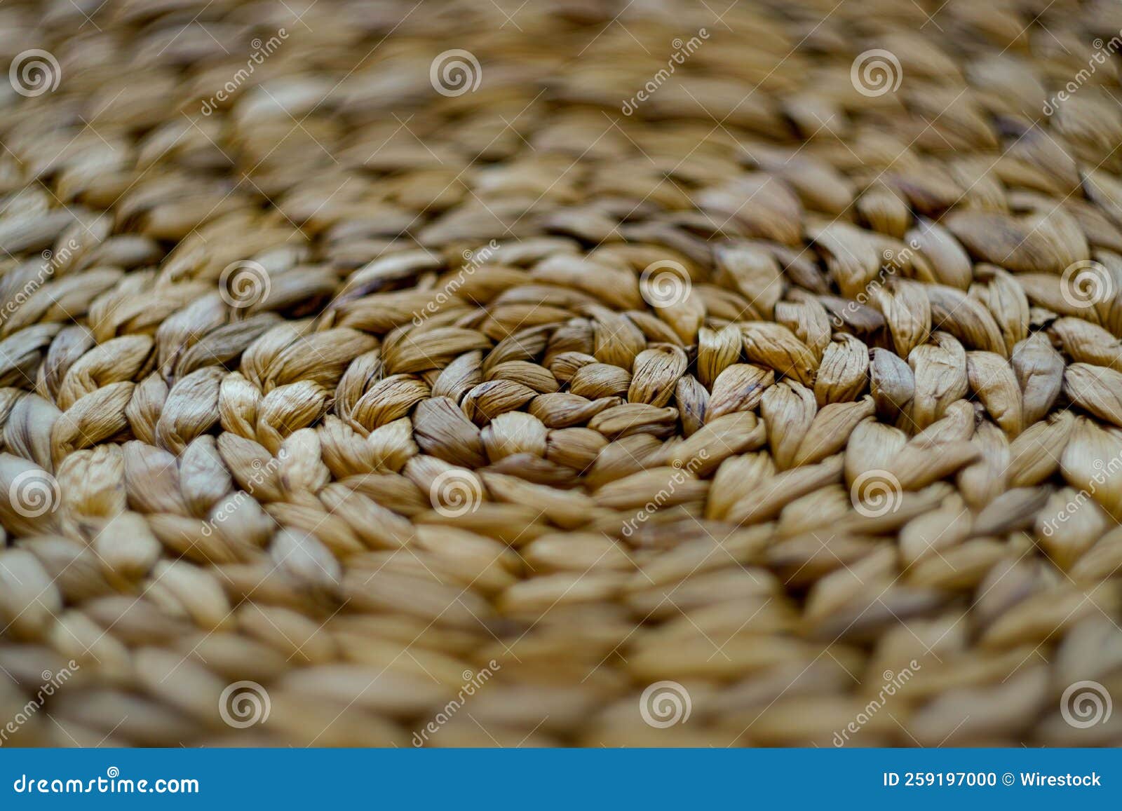 Closeup of Straw Mat Texture Stock Photo - Image of decor, craft: 259197000