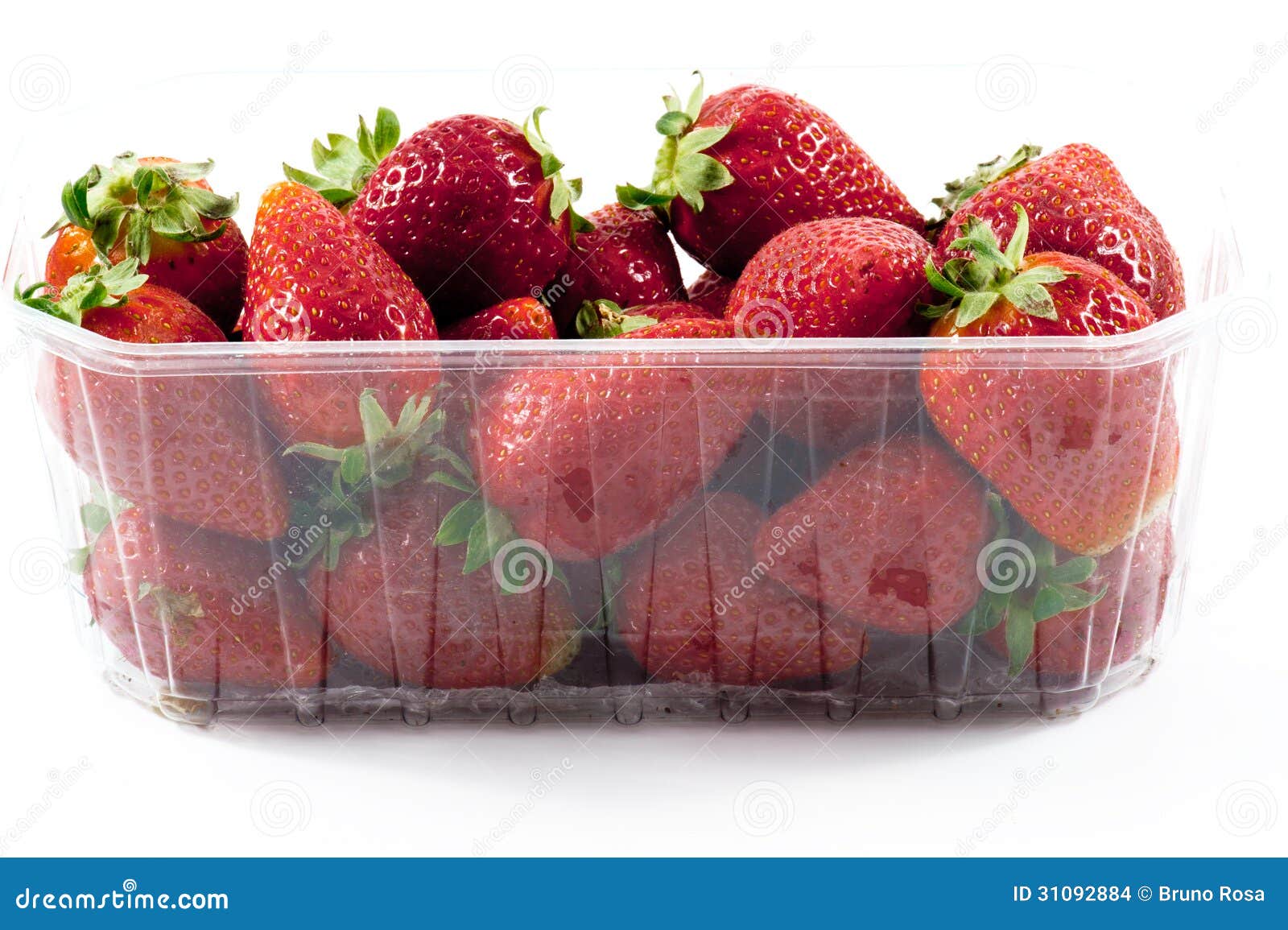 Closeup Strawberries Packged Stock Photo - Image of nature, fresh: 31092884