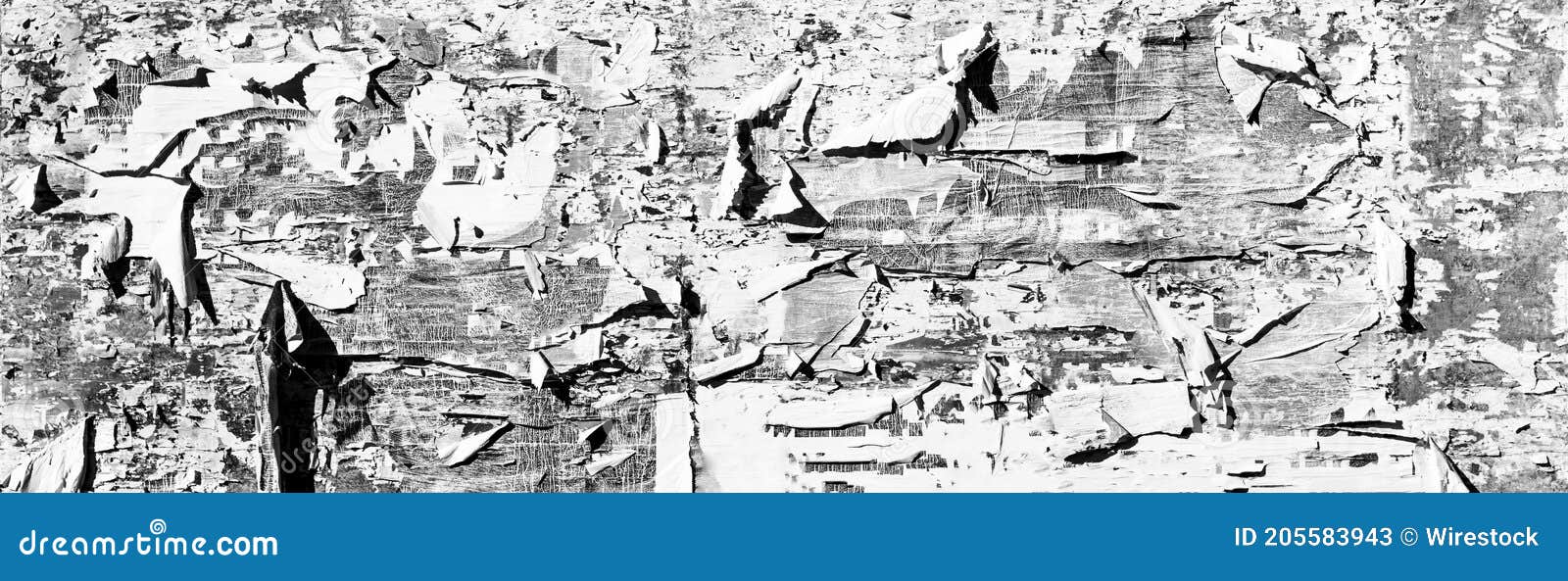 Closeup of Stripped Old Billboard Texture Background Stock Image ...