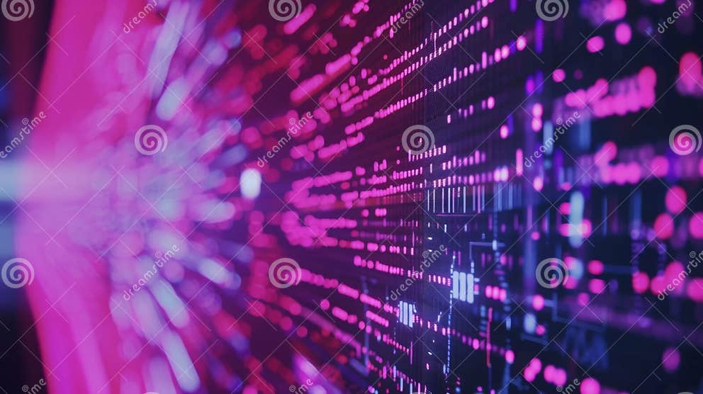 A Closeup of a Students Computer Screen Showing Complex Codes and ...