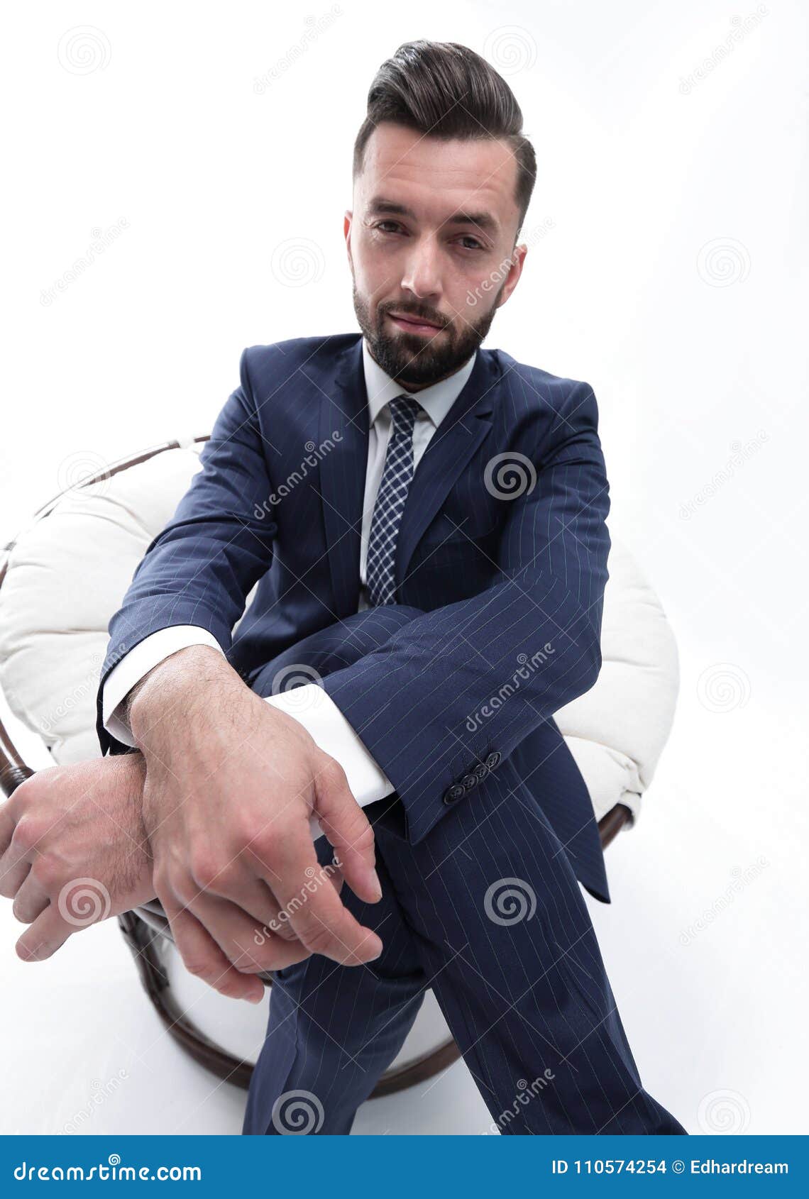 Successful Businessman Sitting in a Chair. Stock Photo - Image of ... Successful Businessman Sitting in a Chair. Stock Photo - Image of ...