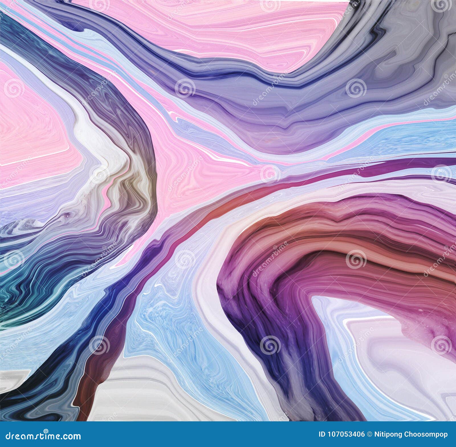 Closeup Surface Abstract Marble Pattern At The Colorful Marble Stone ...
