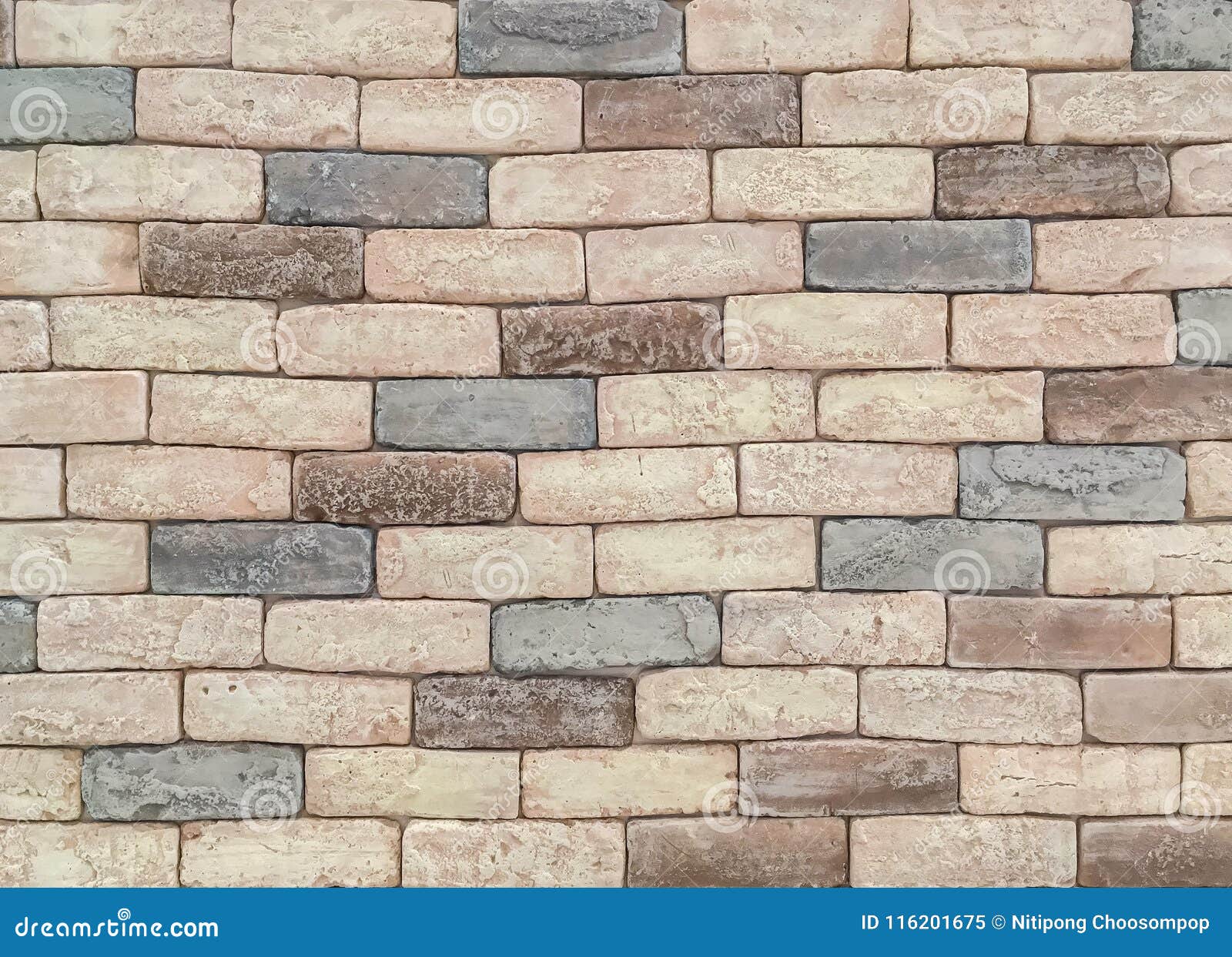 Closeup Surface Brick Pattern at Old Stone Brick Wall Texture ...
