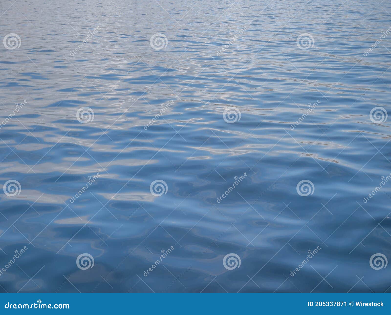 Closeup of the Surface of a Calm Blue Ocean Stock Image - Image of ...
