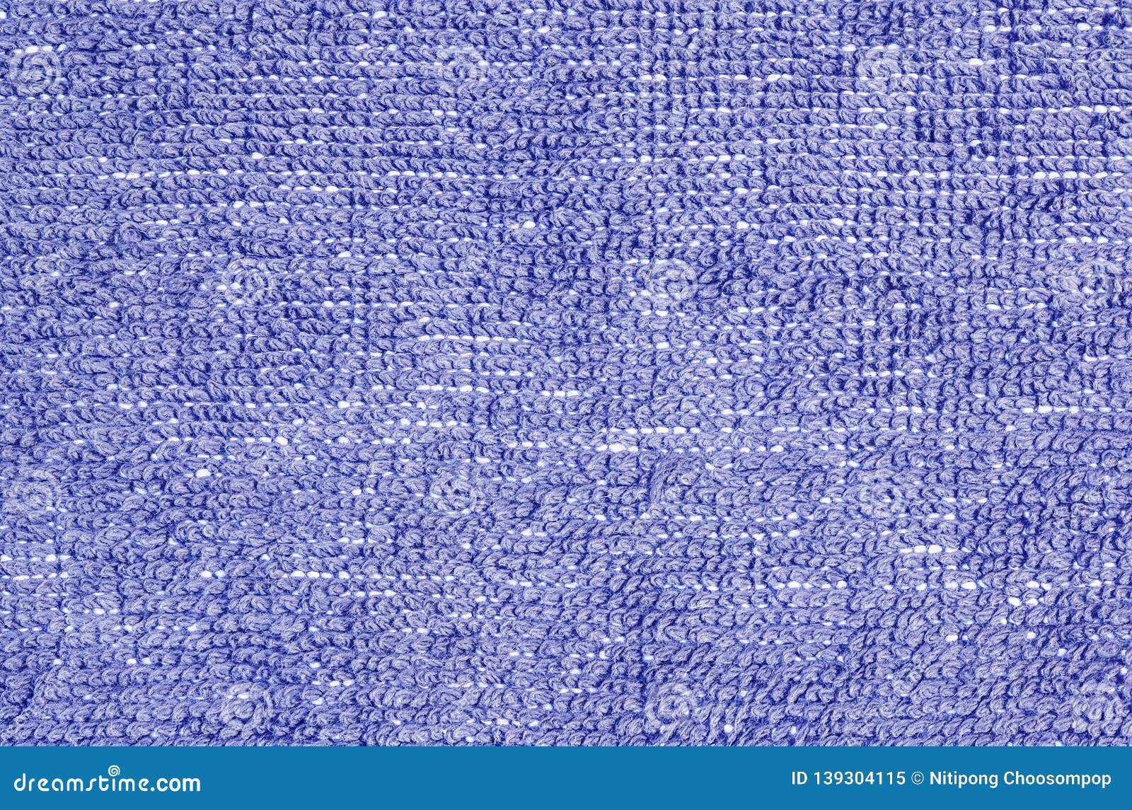 Closeup Surface Fabric Pattern at the Blue Fabric Mat at the Floor of ...
