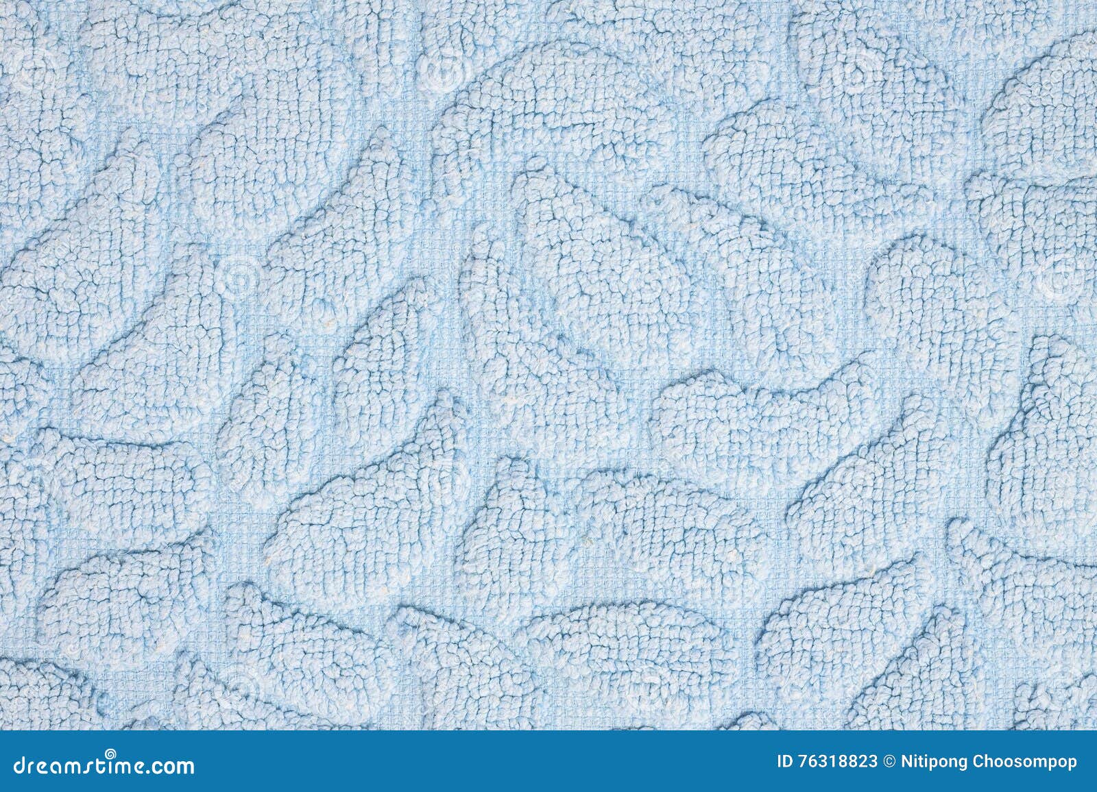 Closeup Surface Fabric Pattern at Old Blue Fabric Mat Texture ...