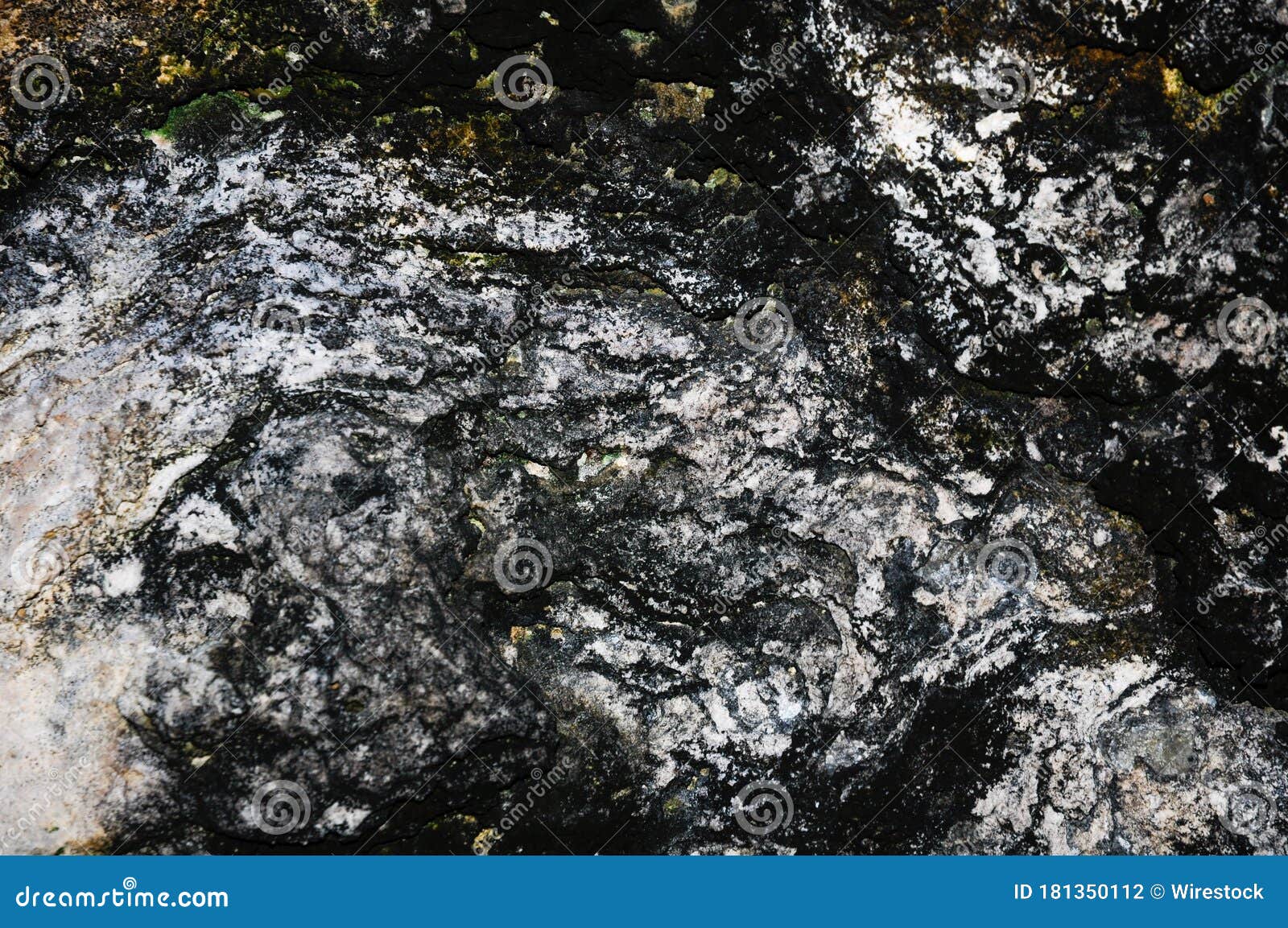 Closeup of the Surface of a Rough, Shiny Rock Stock Photo - Image of ...