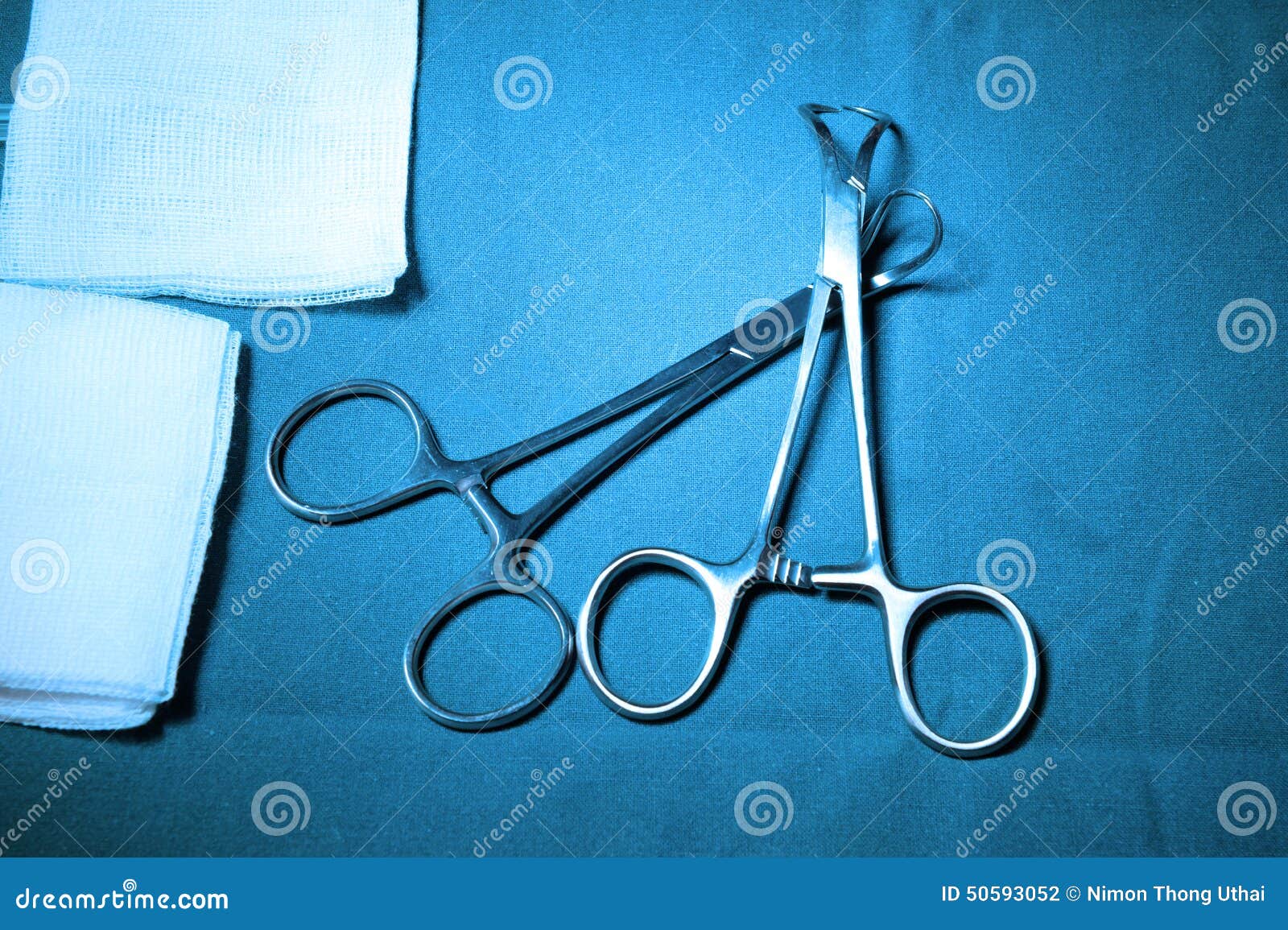 Closeup of Surgical Tools in Operation Room Stock Photo - Image of ...