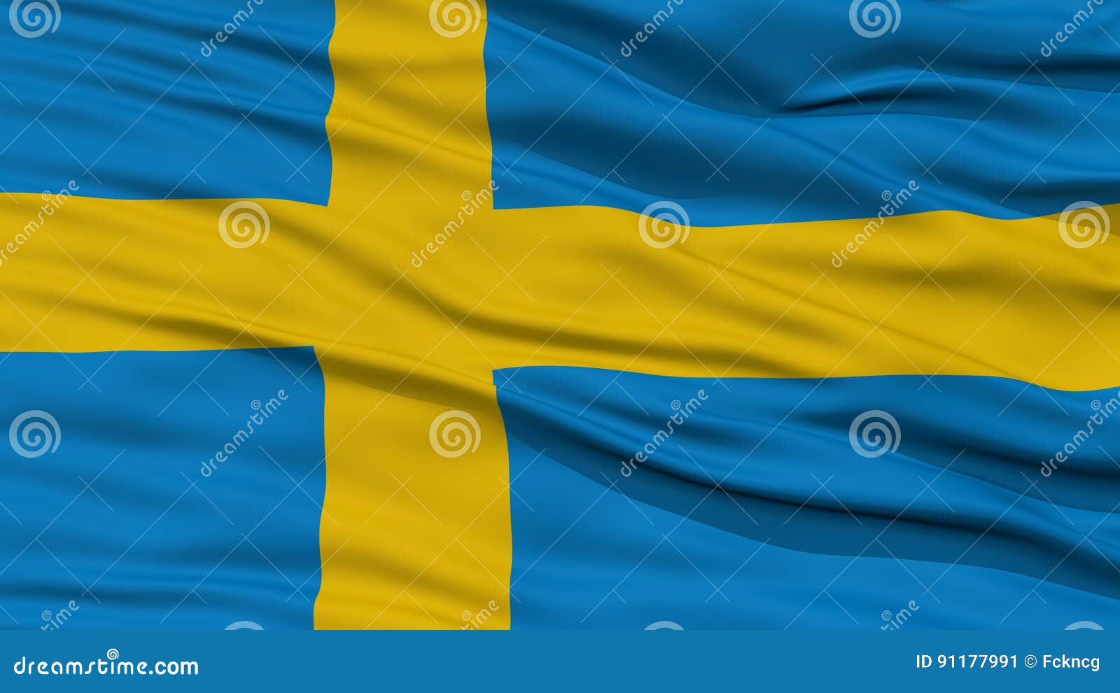 Closeup Sweden Flag stock image. Image of patriot, emblem - 91177991