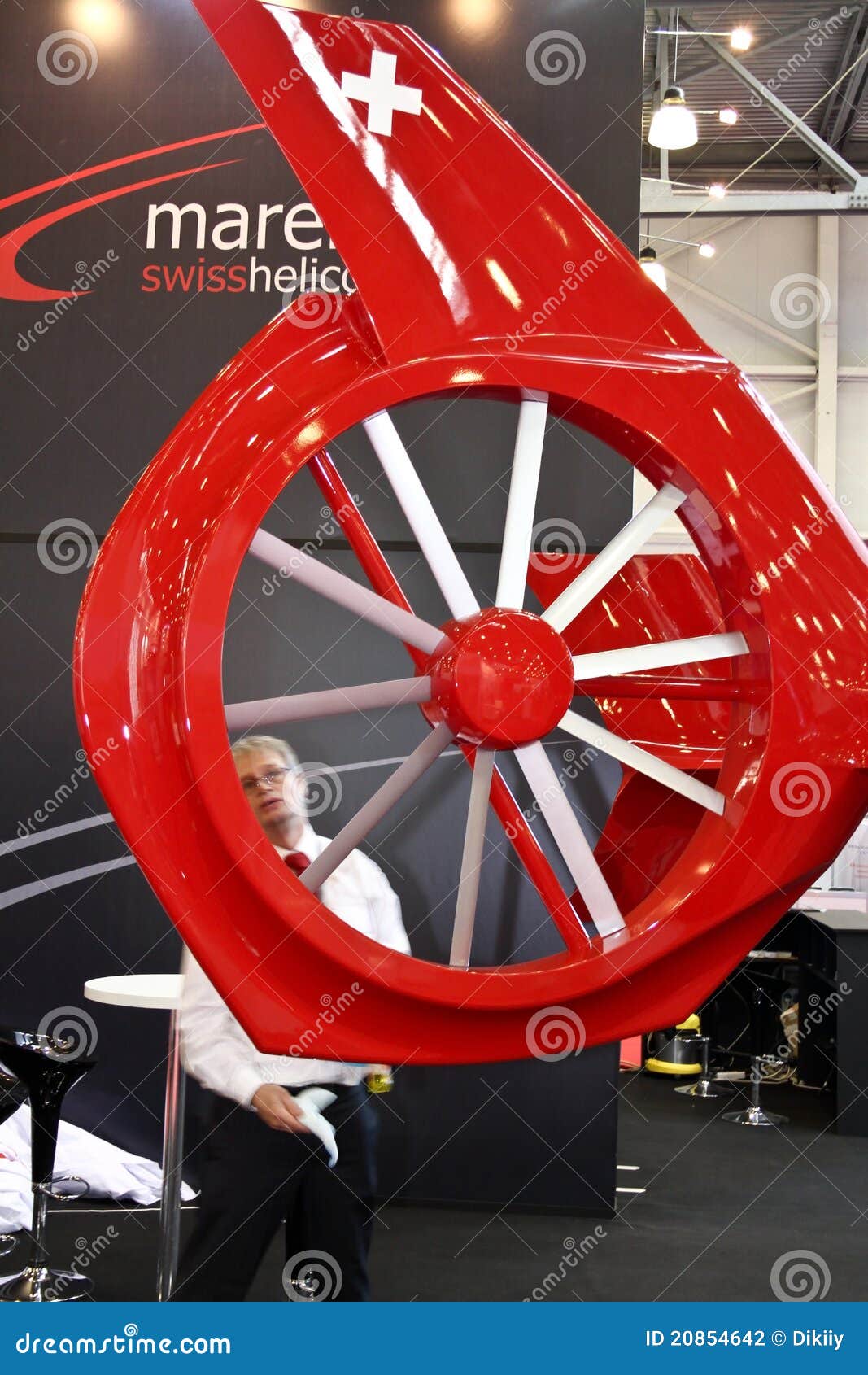 Closeup of the Tail Rotor of a Helicopter Editorial Photography - Image ...