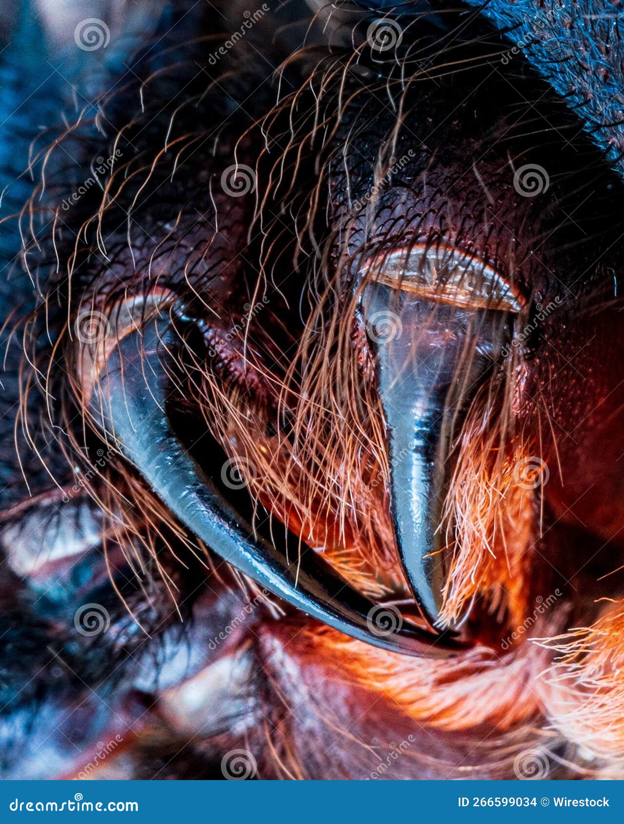 Tarantula Fangs. Spider Tarantula. Close Up Female Of Spider Tarantula ...