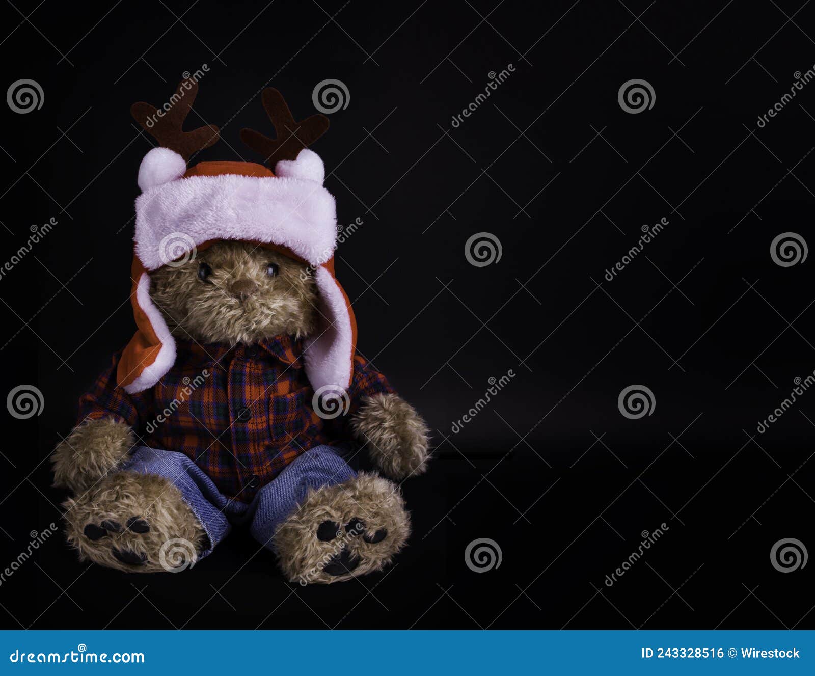 Closeup Of Teddy Bear Bandaged With Bandages And Band Aid, Concept Of ...