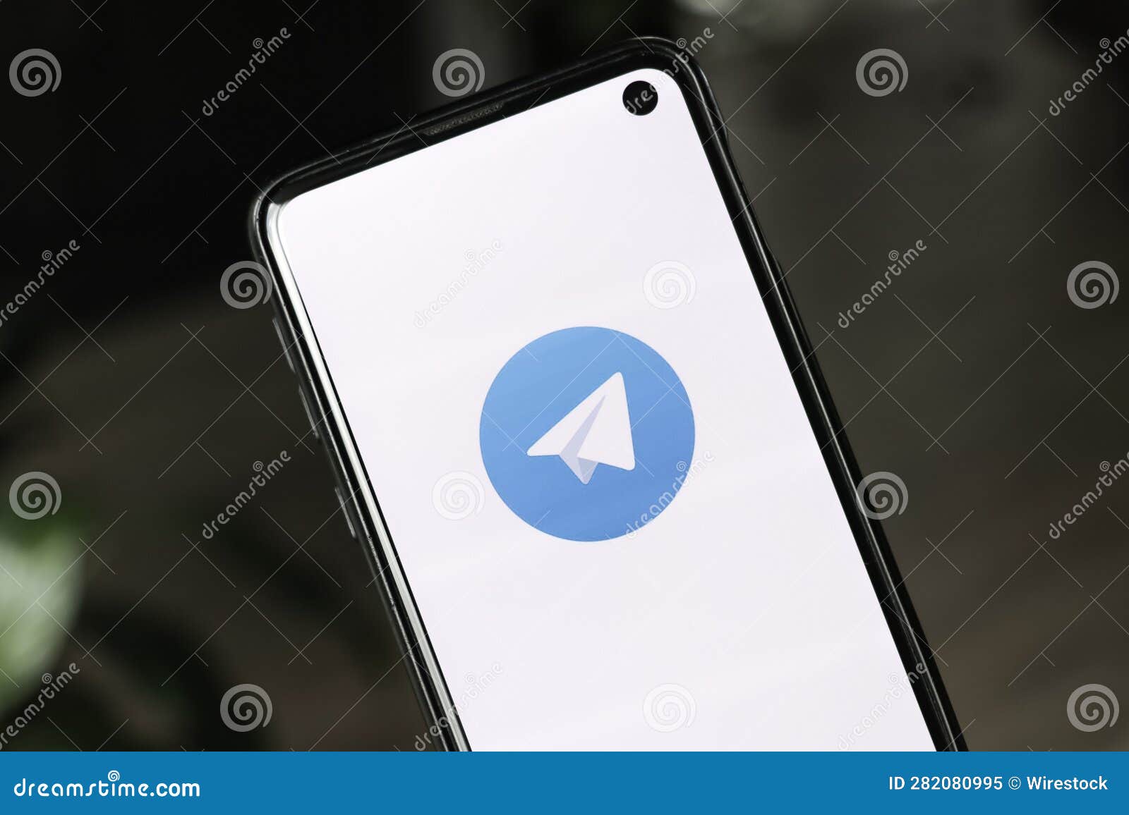 Closeup of Telegram Logo on Smartphone Screen Editorial Image - Image ...