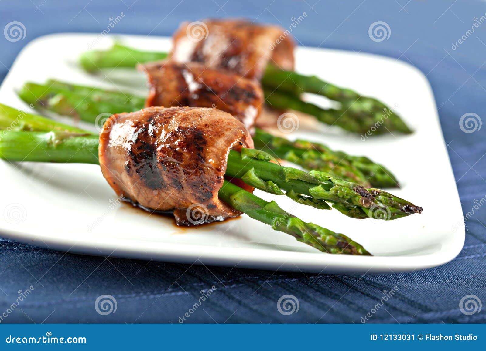 Closeup Teriyaki Asparagus Beef Roll Stock Image - Image of prepared ...