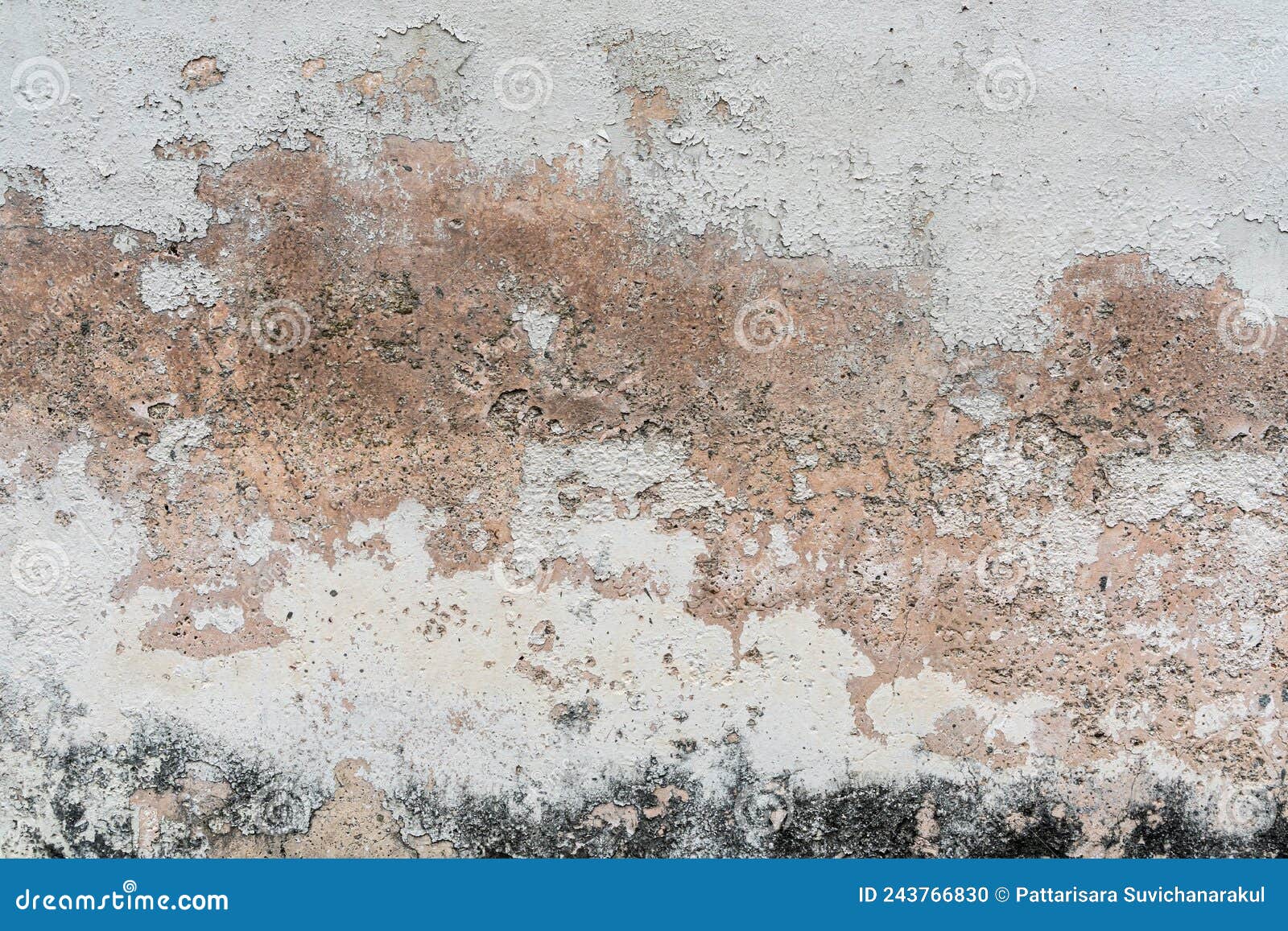 Closeup Texture Abstract of Old Crack Wall Background. Copy Space Stock ...