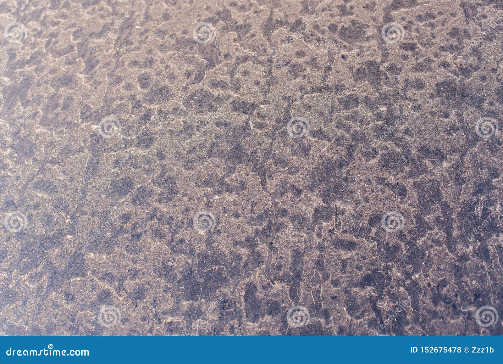 Closeup Texture of Dry Dust on Car Surface after Short Rain with ...