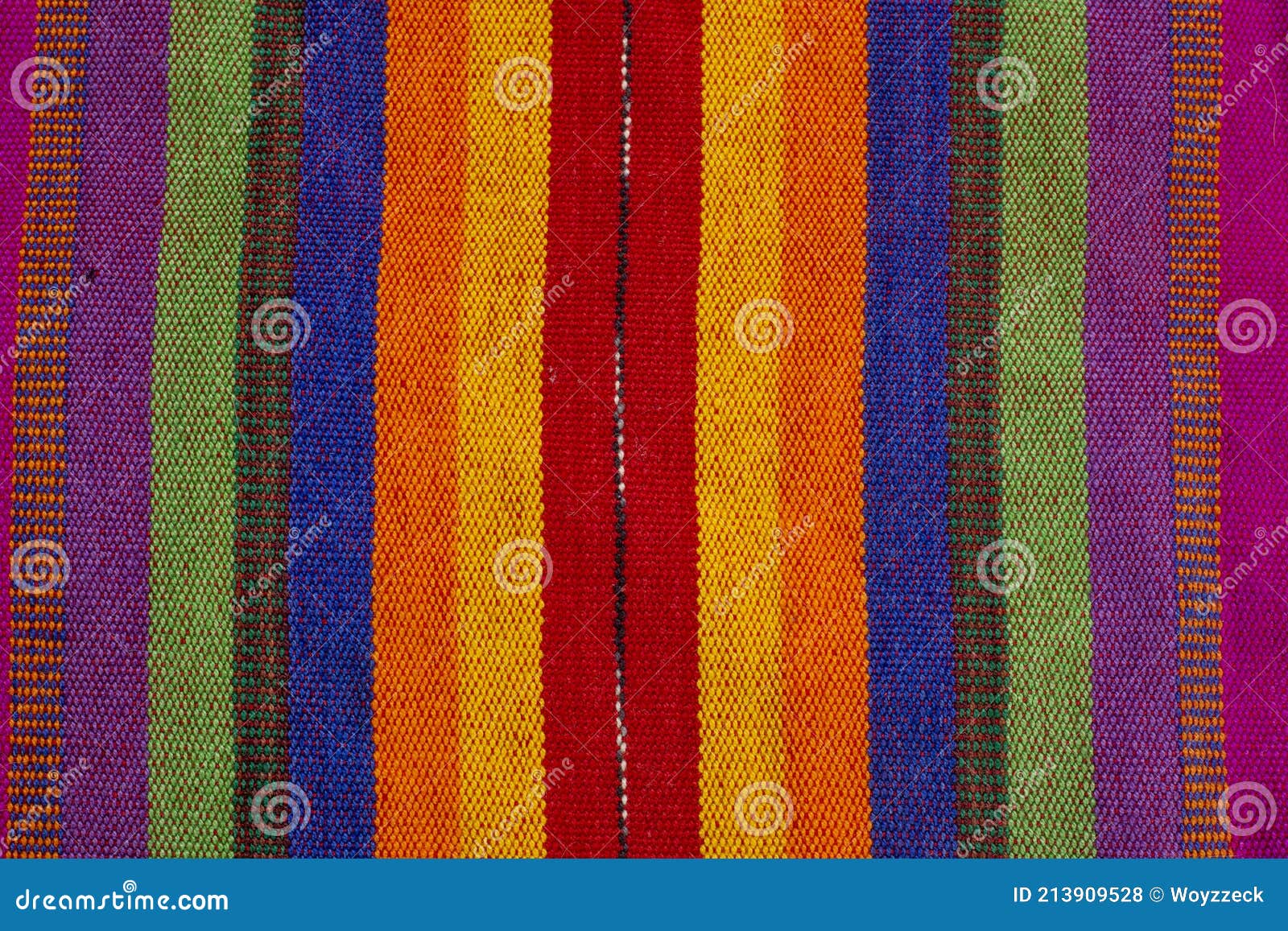 Closeup Texture and Pattern of Colorful Maya Textile Stock Photo ...