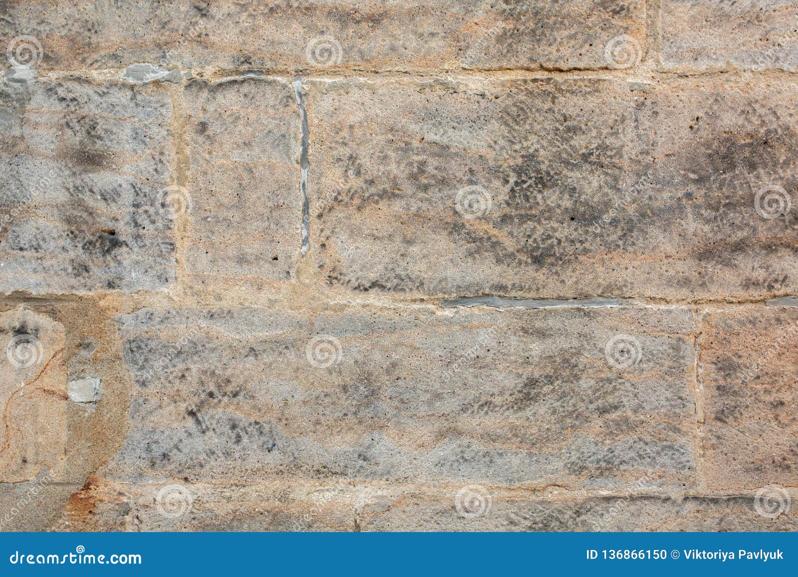 Closeup Texture of Plaster Wall with Huge Bricks Stock Photo - Image of ...