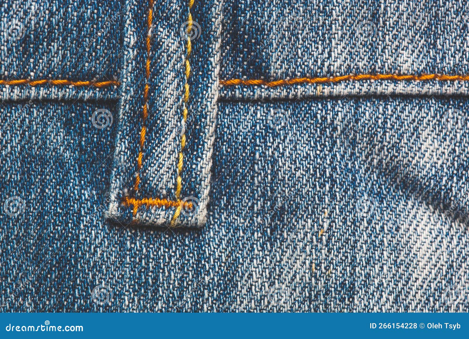 Closeup Texture Thread and Stitch Denim Pants Stock Photo - Image of ...