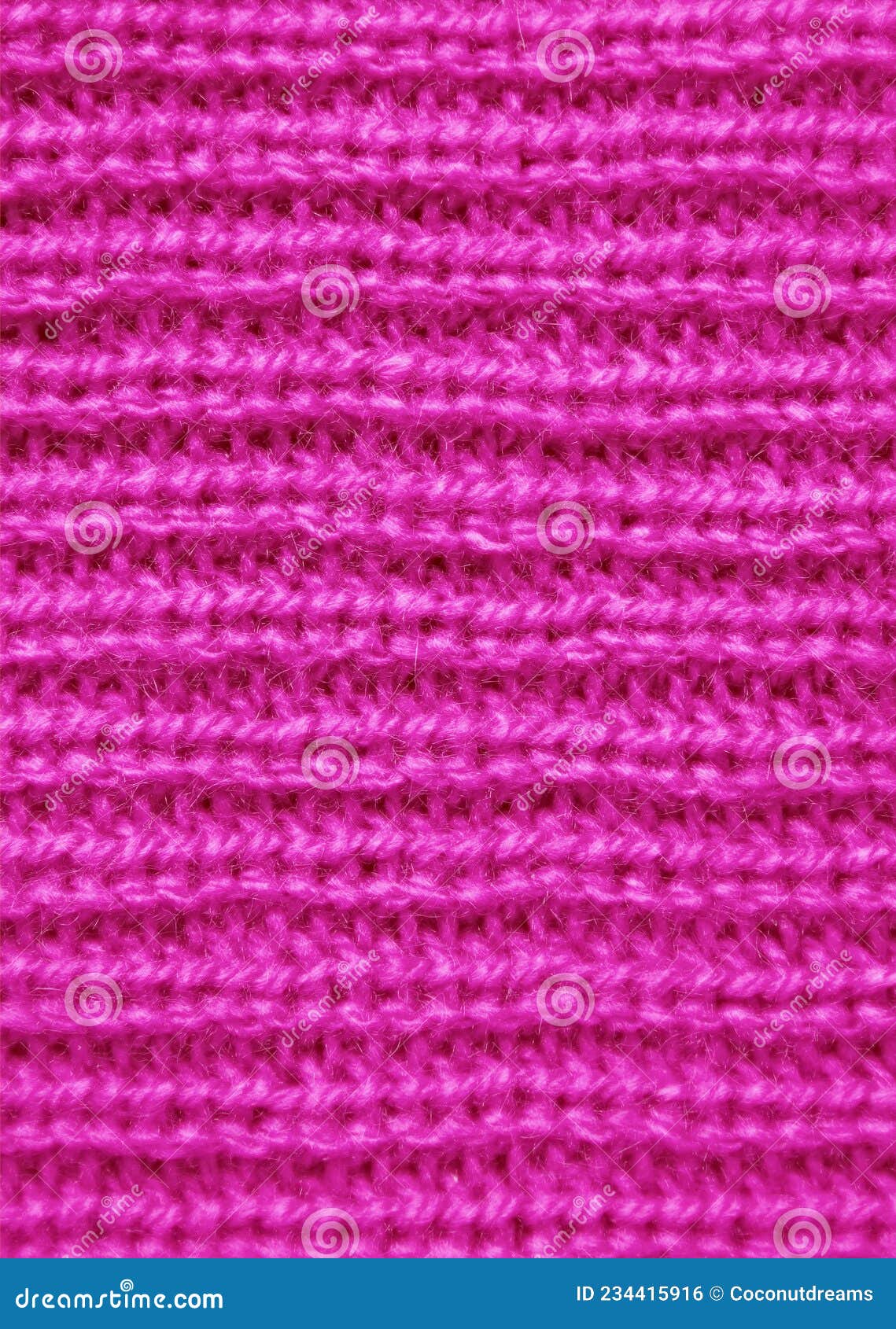 Closeup the Texture of Vivid Fuchsia Pink Knitted Wool Fabric in ...