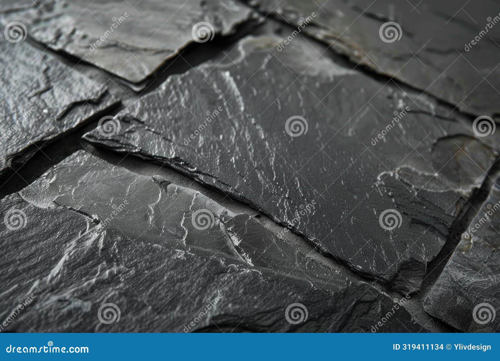 Black Slate Stone Wall Stock Image | CartoonDealer.com #309883273