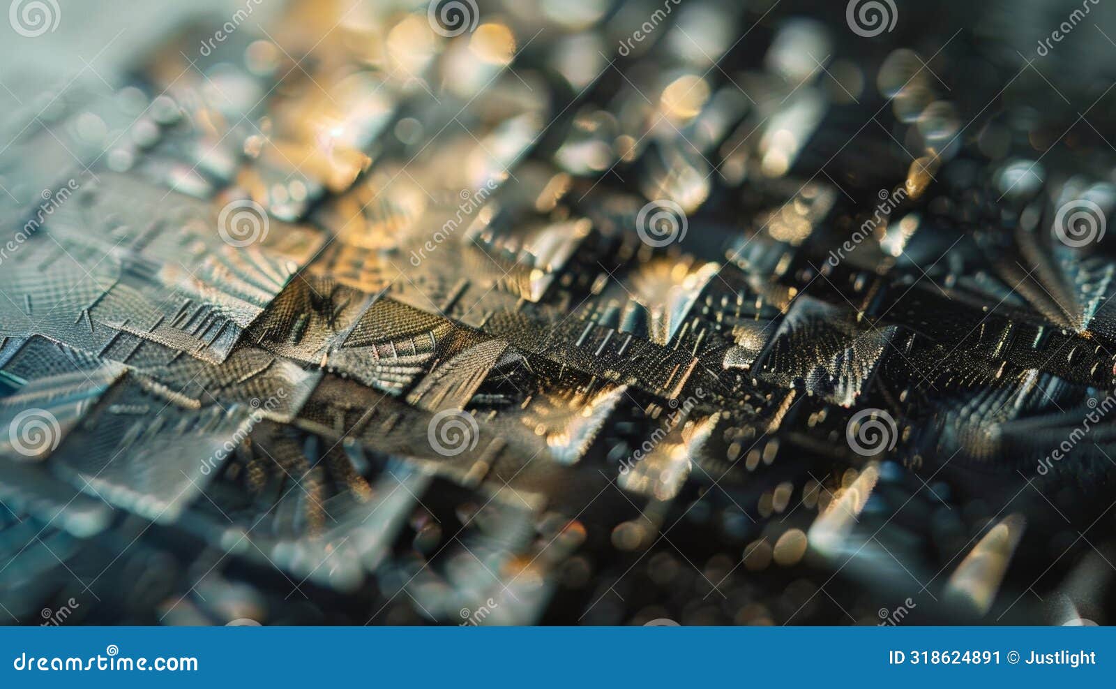 A Closeup of a Tiny Chip with a Textured Surface Showcasing the Unique ...