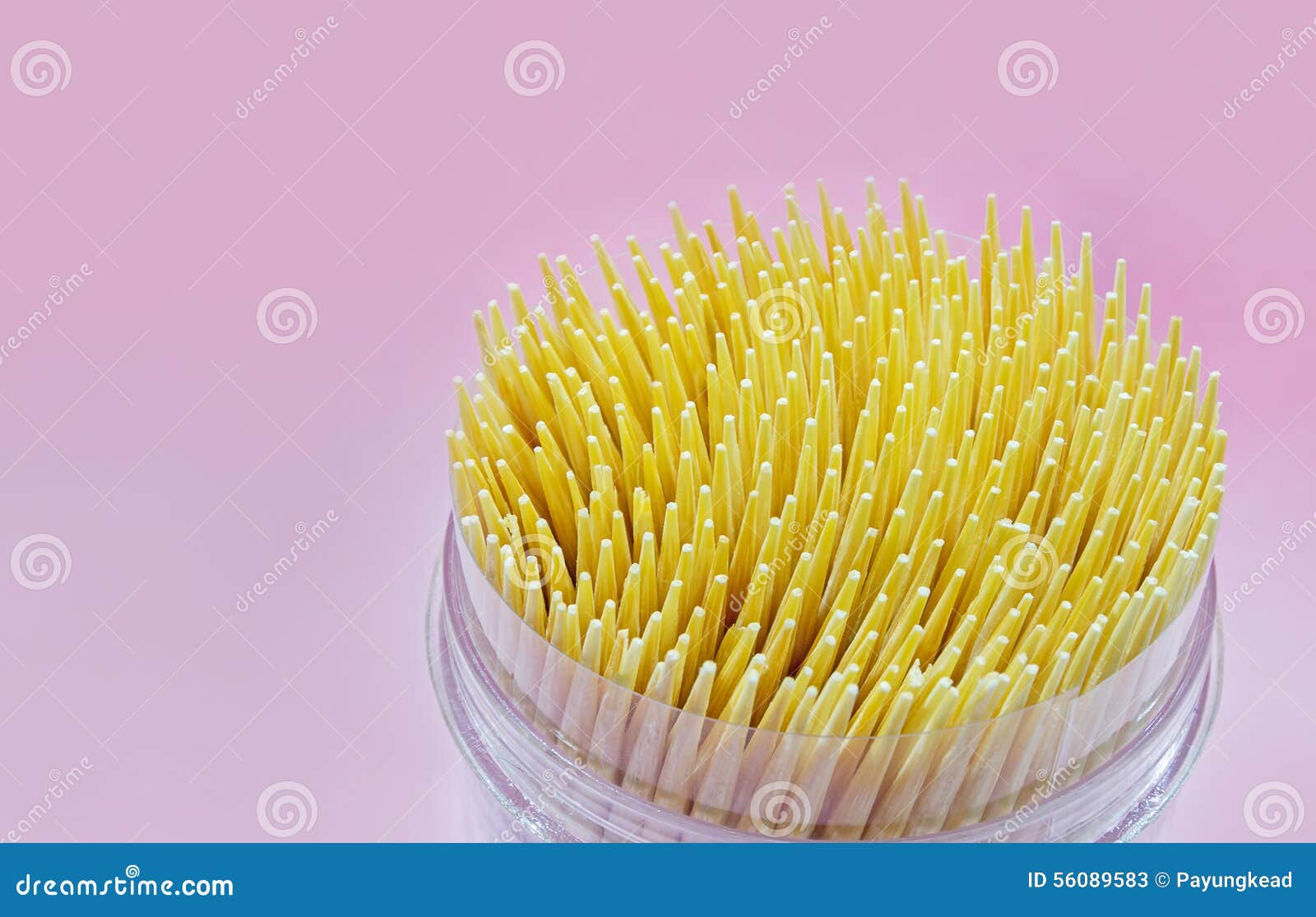 Toothpicks In The Bank On Bamboo Background Royalty-Free Stock Photo ...
