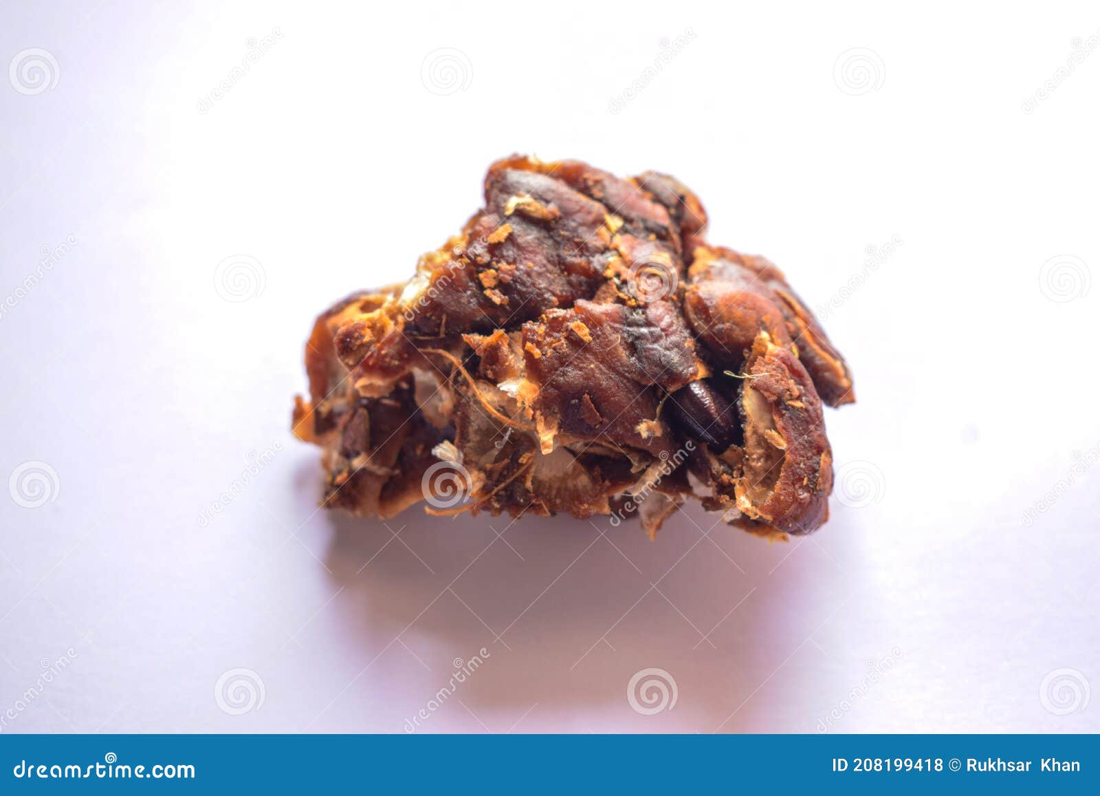 Closeup Top View Flat Lay Tamarind Fruit on Isolated White Background ...