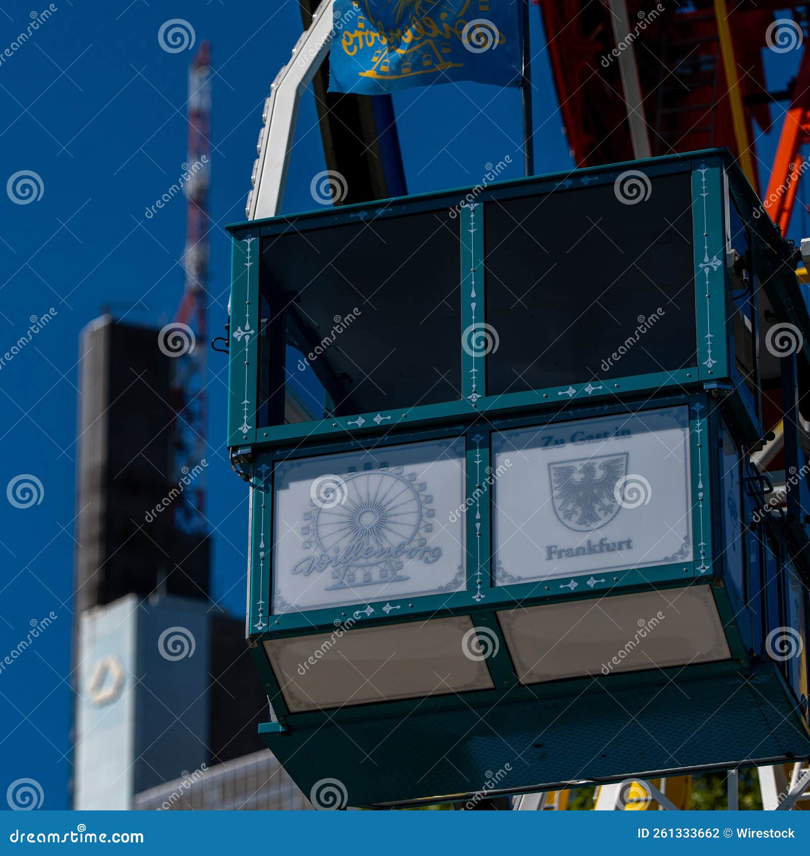 Closeup of a Tower Crane Cabin in the Sky Editorial Photography - Image ...