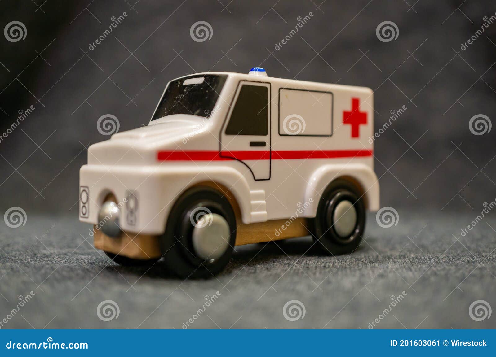Closeup Toy Figurine of an Ambulance Car Editorial Photo - Image of ...