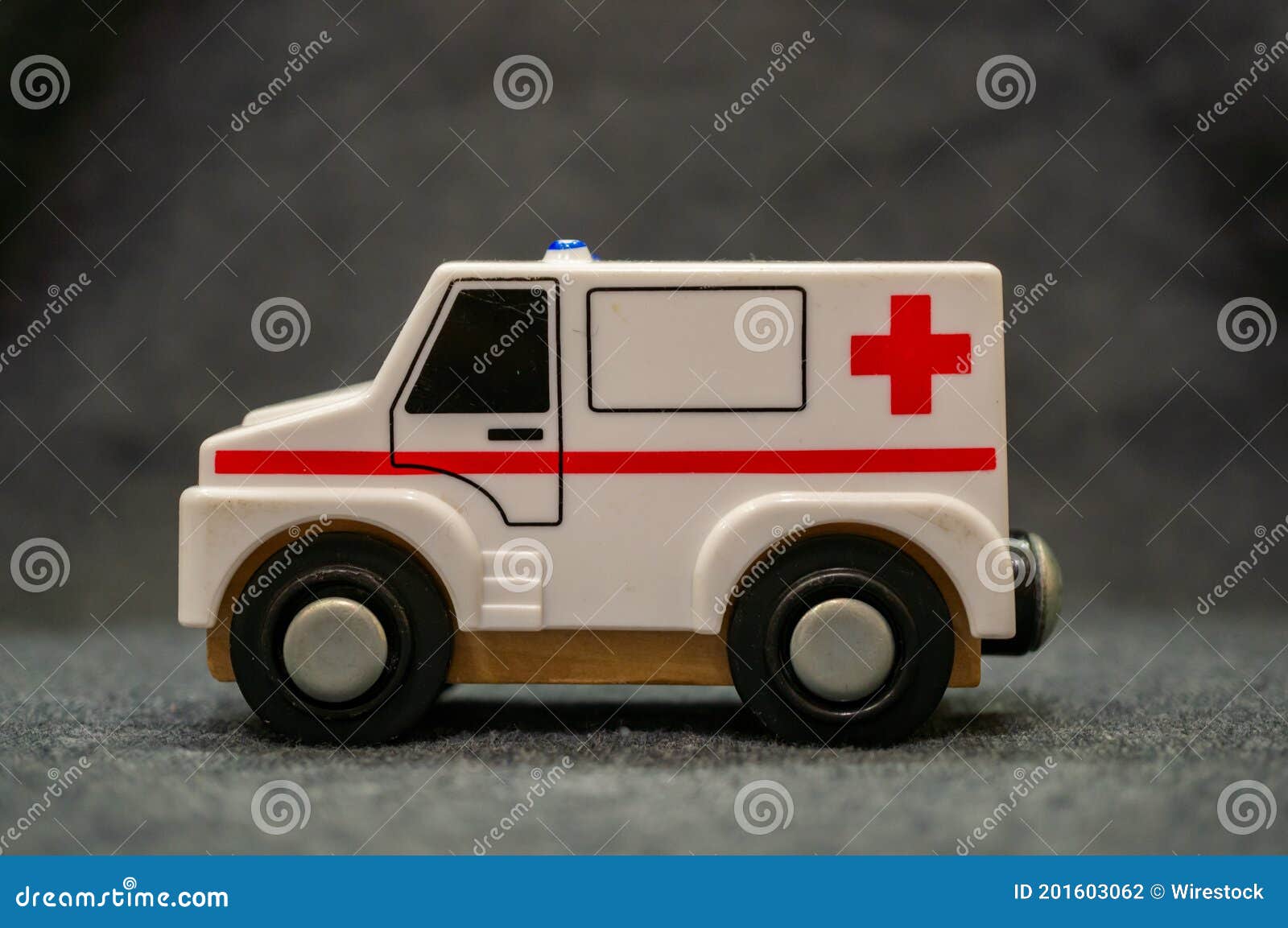 Closeup Toy Figurine of an Ambulance Car Editorial Photography - Image ...