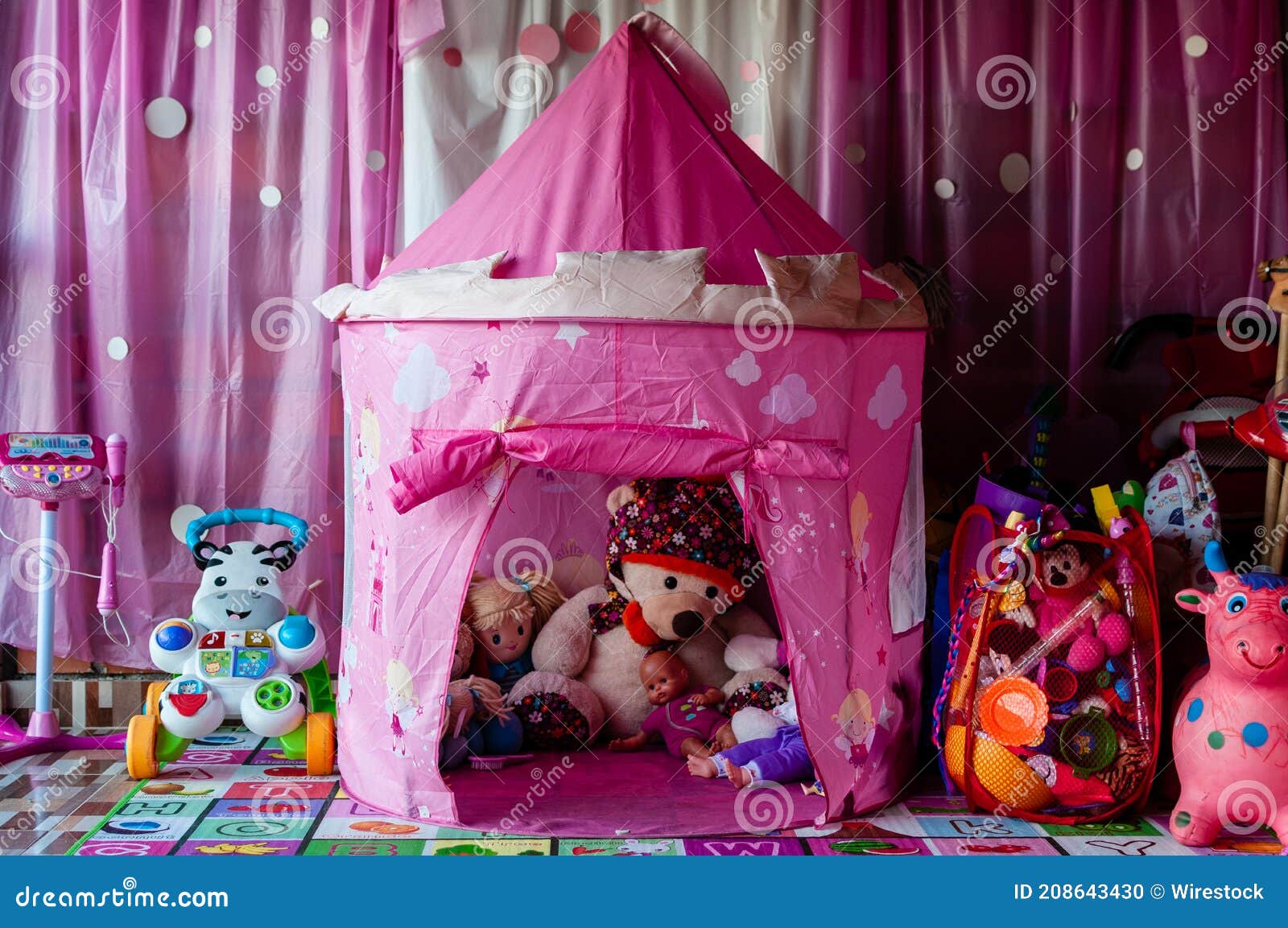 Closeup of the Toys Inside the Playroom Editorial Image - Image of girl ...