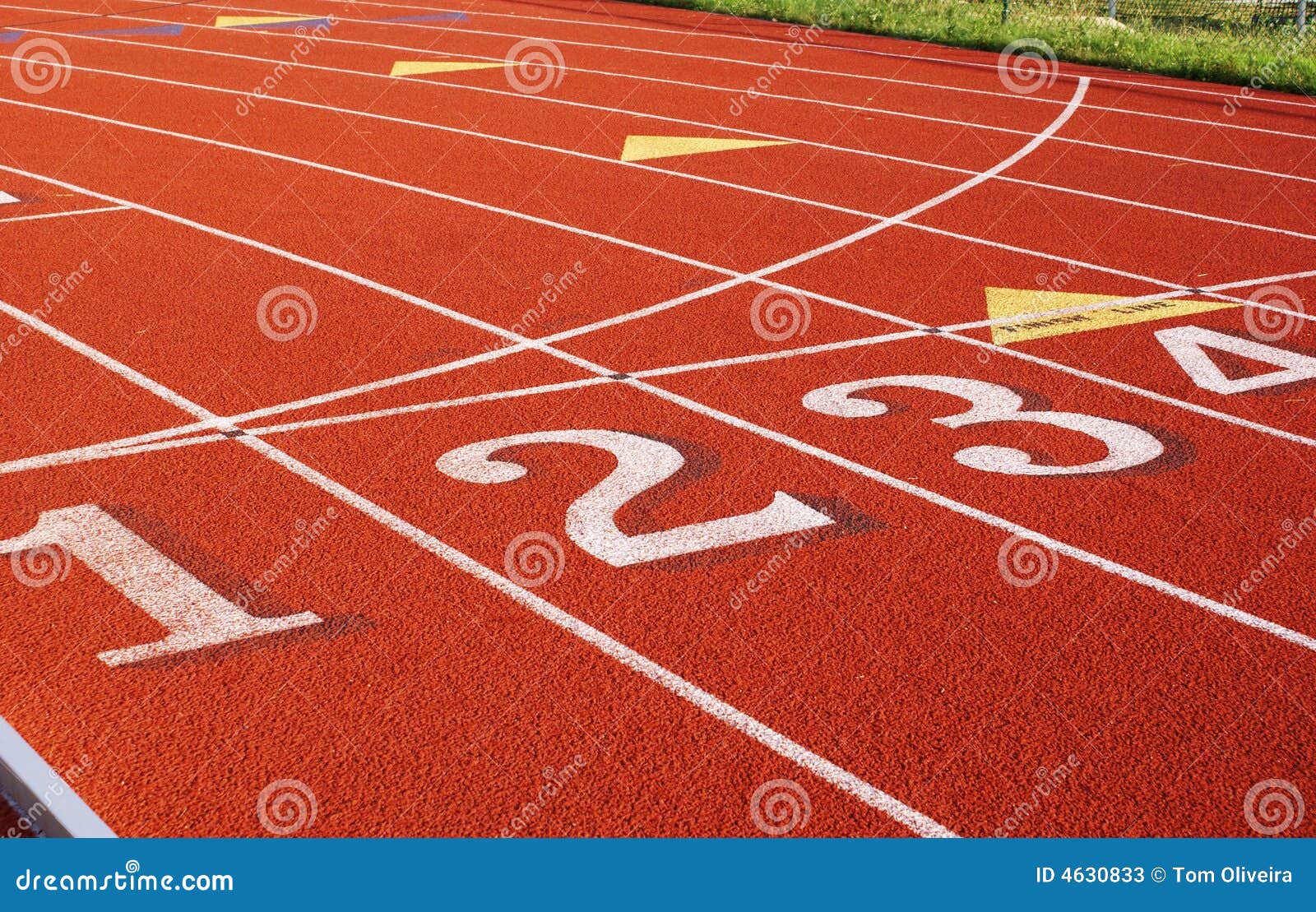 Closeup on track stock image. Image of fitness, practice - 4630833