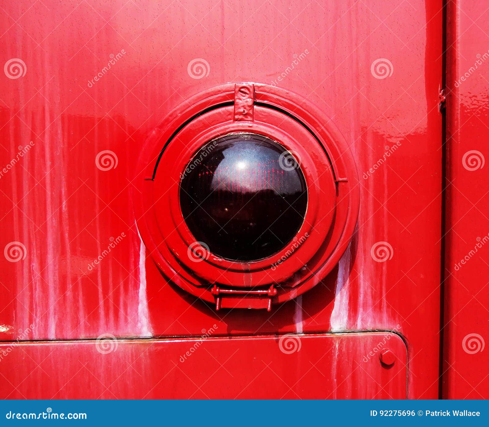 Closeup of Train Tail Light Stock Photo - Image of transport, railway ...