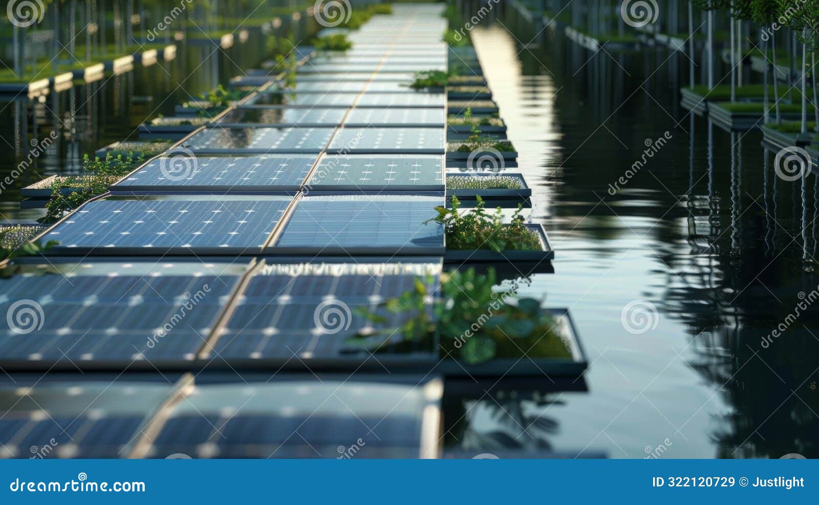 A Closeup of a Unique Solar Array Design Featuring Tall and Slender ...