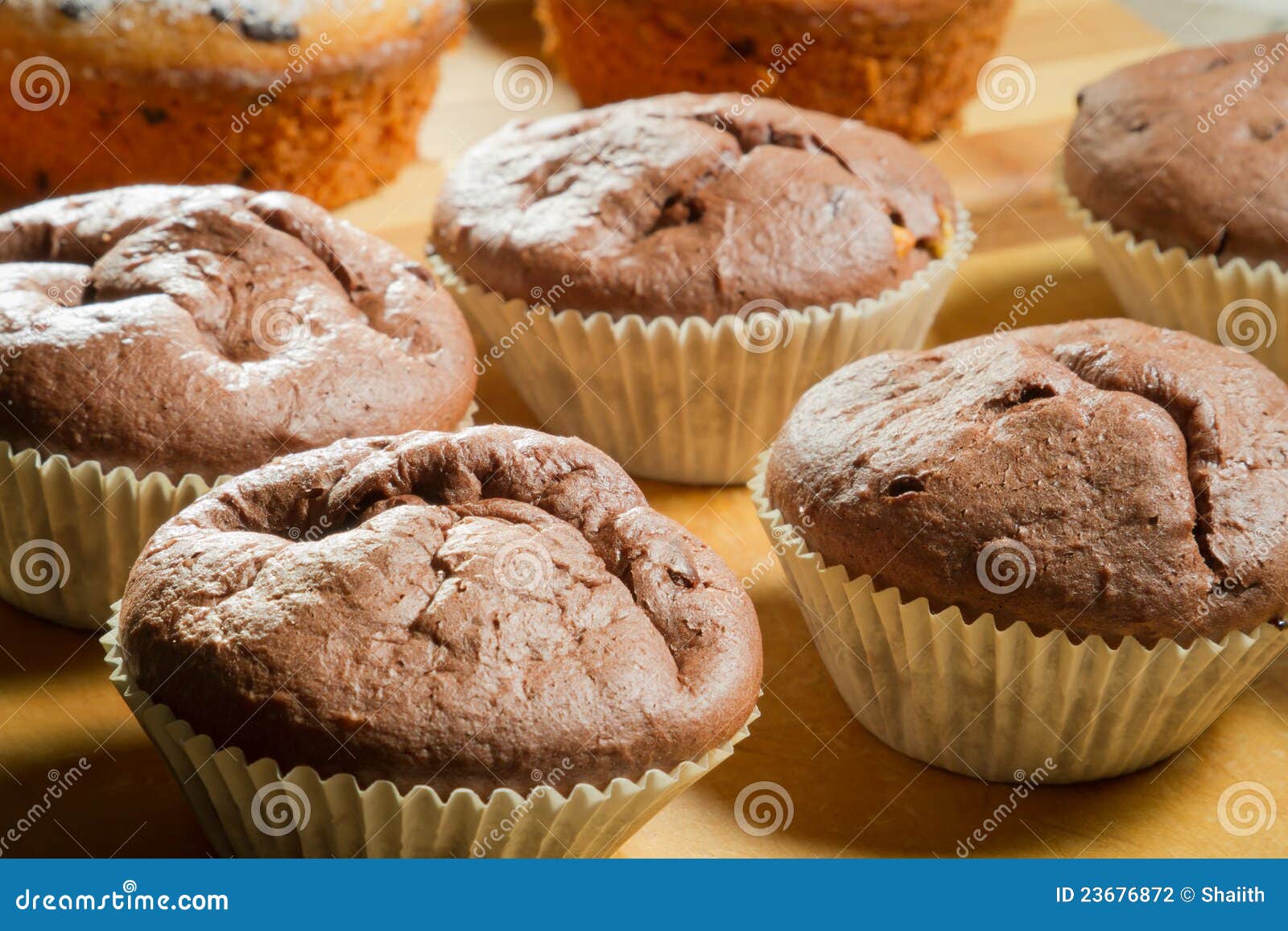 Closeup various muffin stock photo. Image of sugar, cookie - 23676872